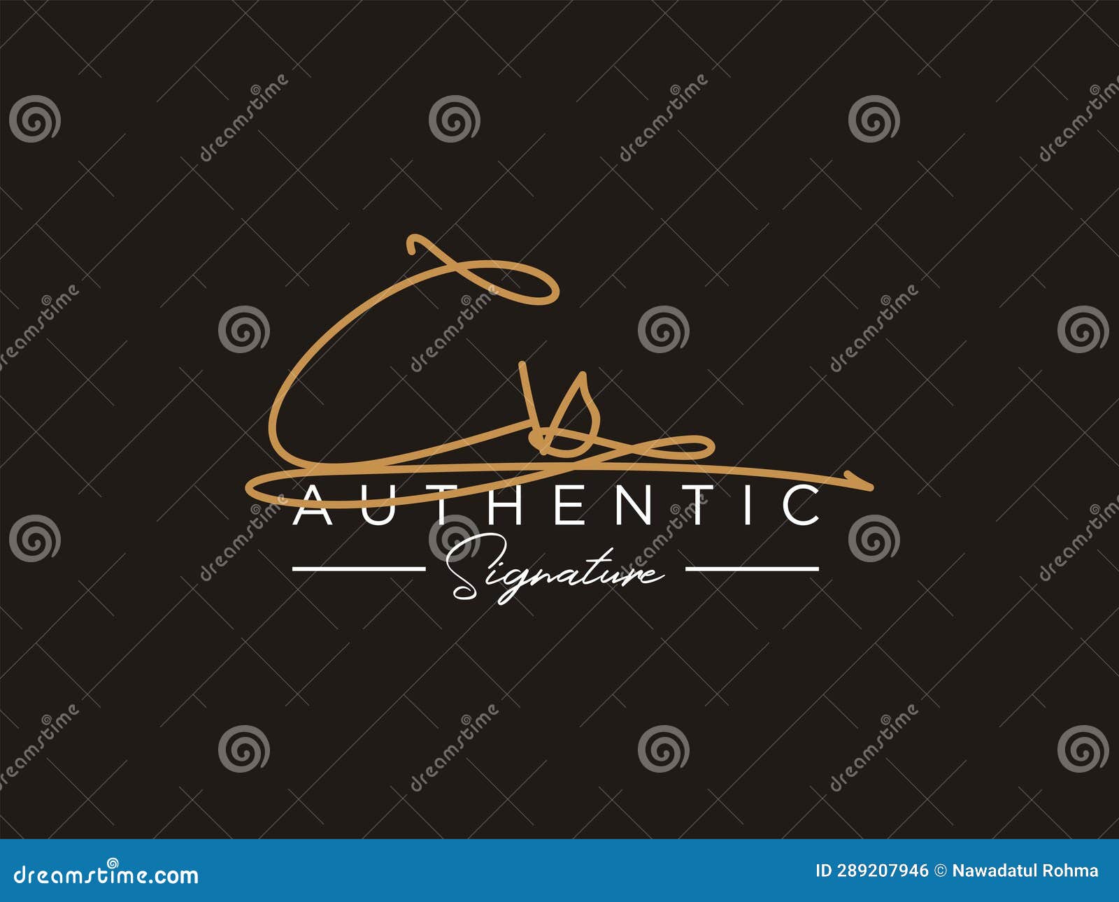 Letter CV Signature Logo Template Vector Stock Vector - Illustration of ...