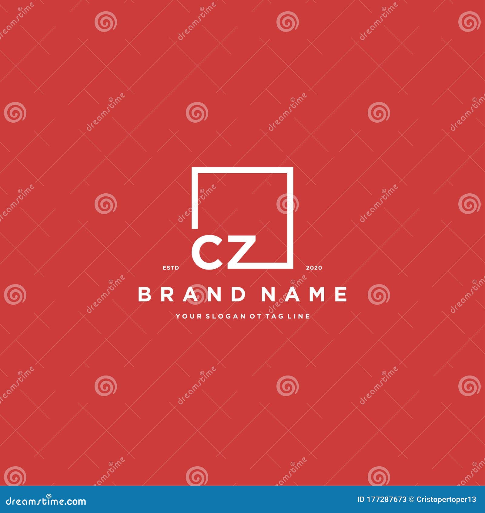 Letter CZ Logo Design Vector Stock Vector - Illustration of black ...