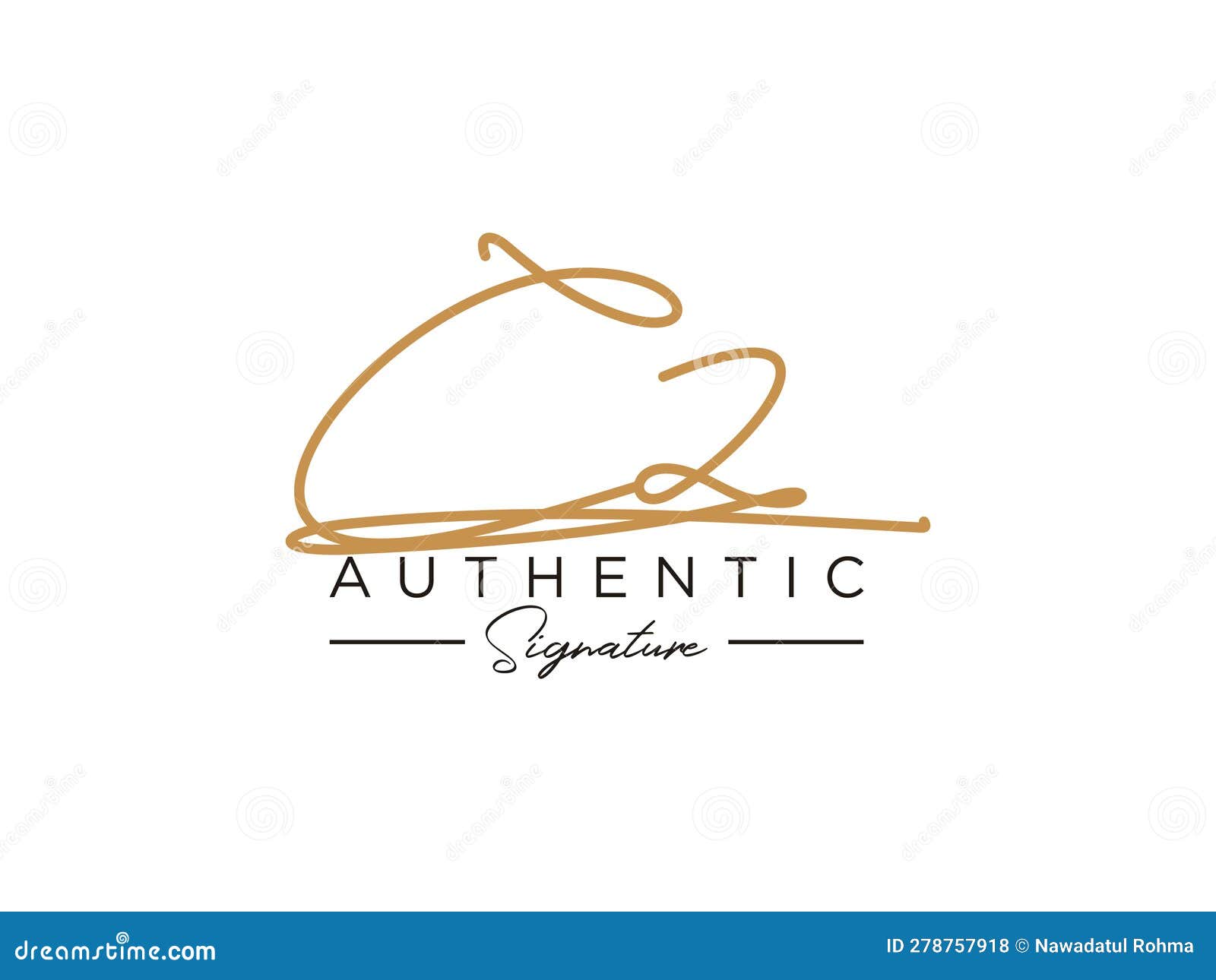 Letter CZ Signature Logo Template Vector Stock Vector - Illustration of ...