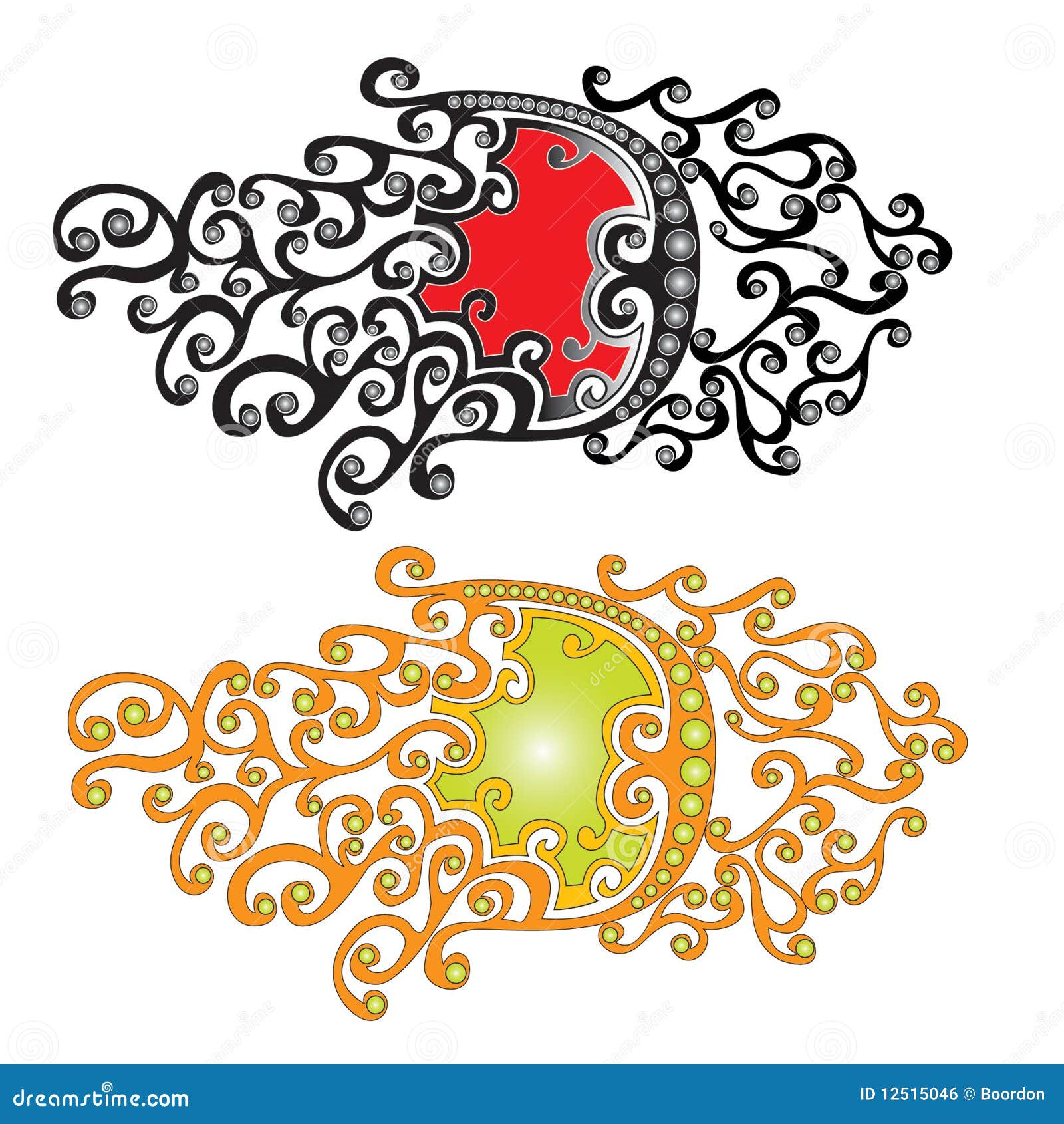 Letter D stock vector. Illustration of alphabet, stylized - 12515046