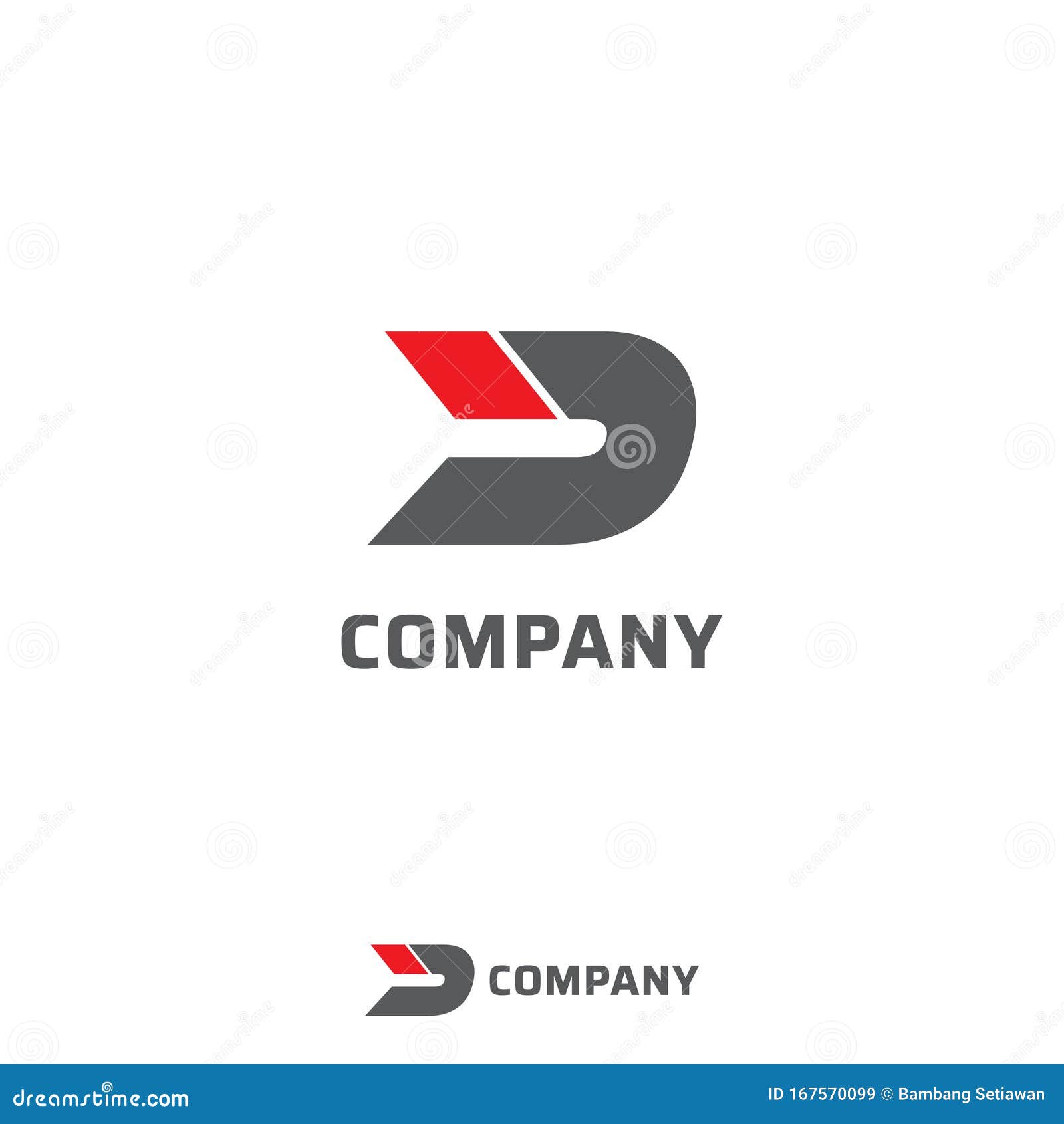 Letter D Alphabetic Company Logo Design Template, Lettermark Logo ...