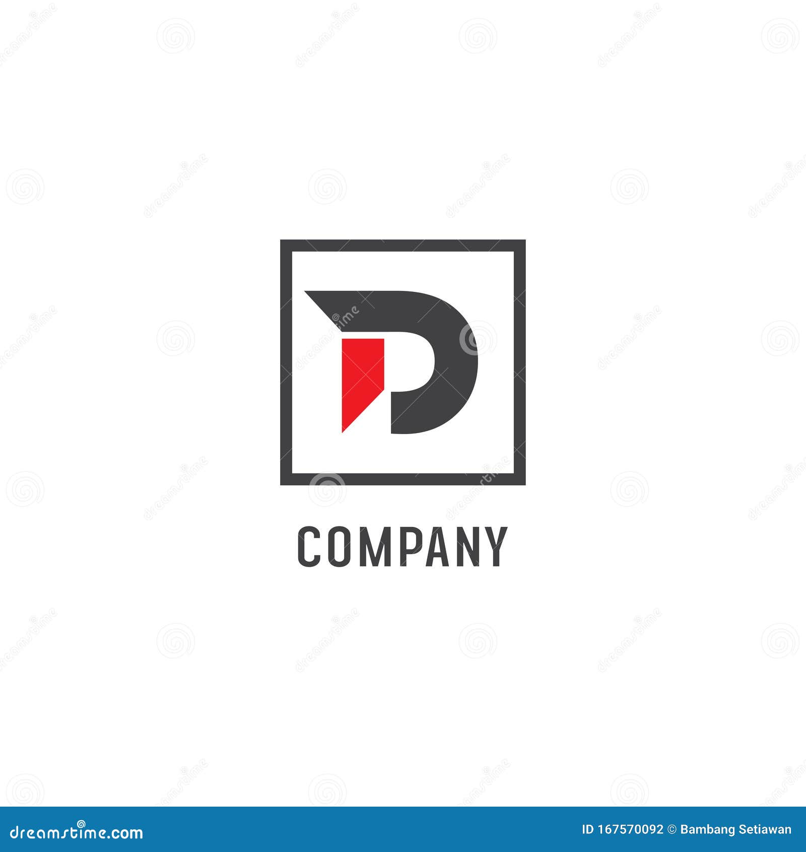 Letter D Alphabetic Company Logo Design Template, Lettermark Logo ...