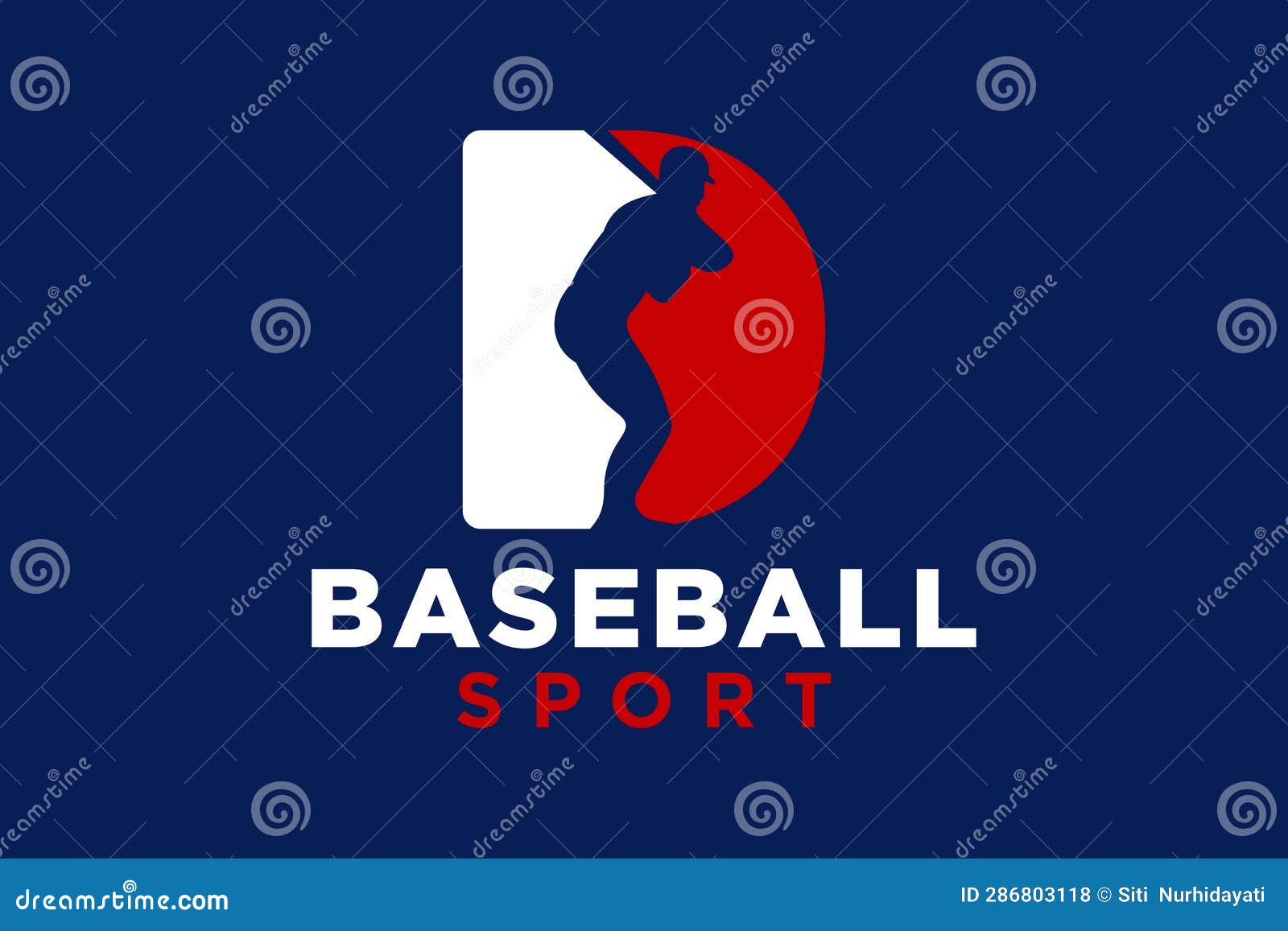 Letter D Baseball Logo Icon Vector Template, Stock Vector ...