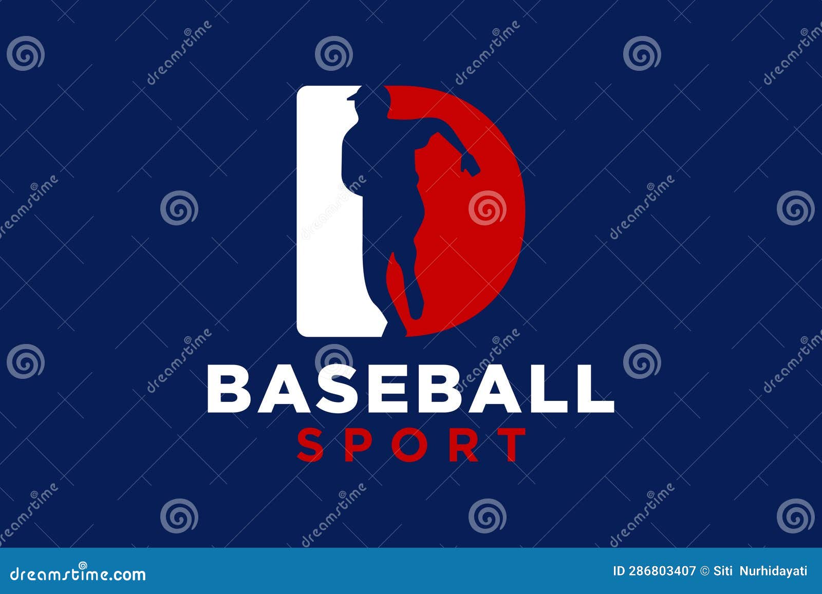 Letter D Baseball Logo Icon Vector Template, Stock Vector ...