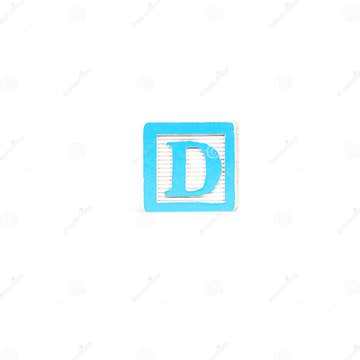 Letter D Block stock photo. Image of white, background - 97128826