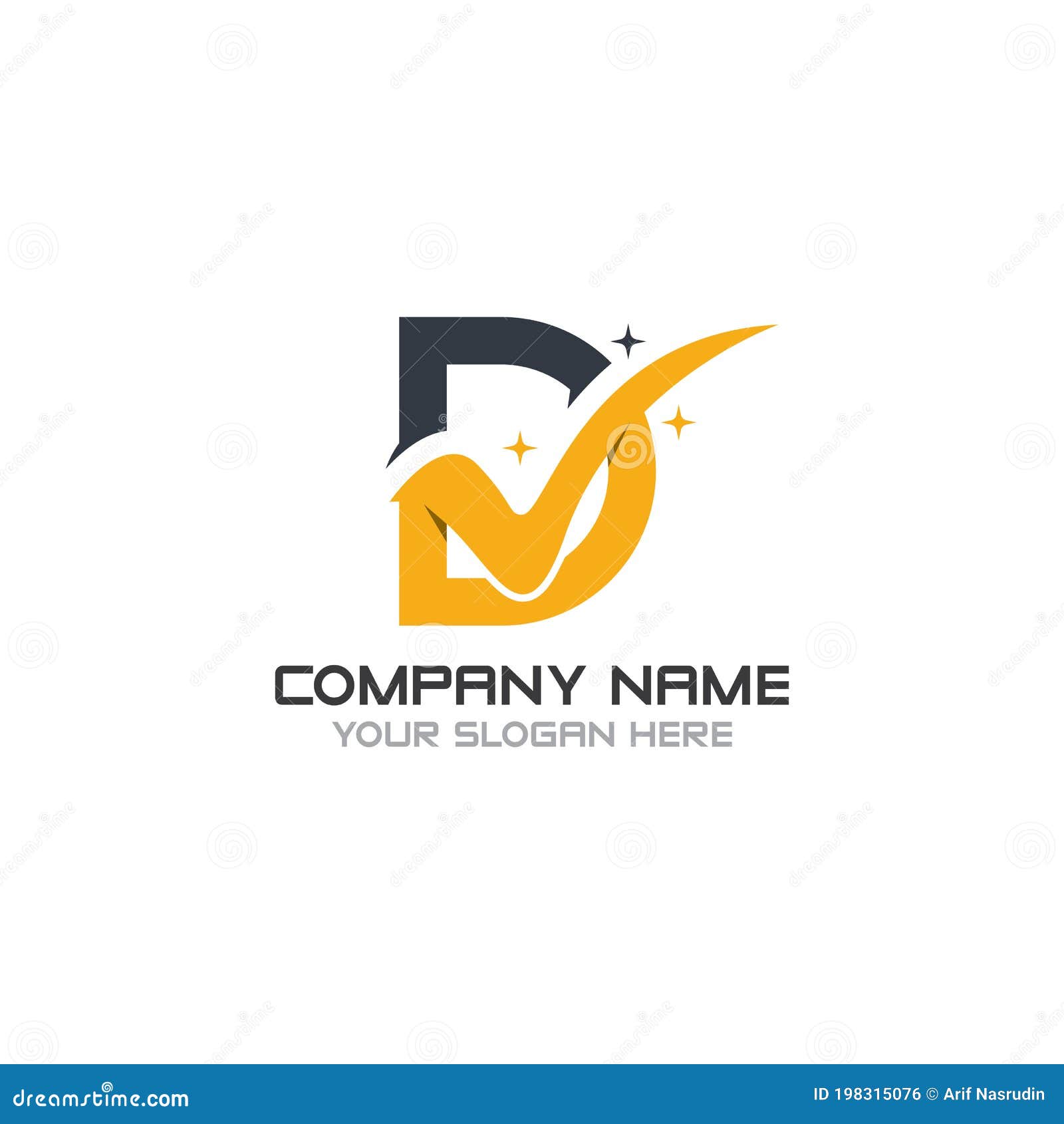 Letter D Check Logo Designs Concept Vector, Initial Checklist Logo ...