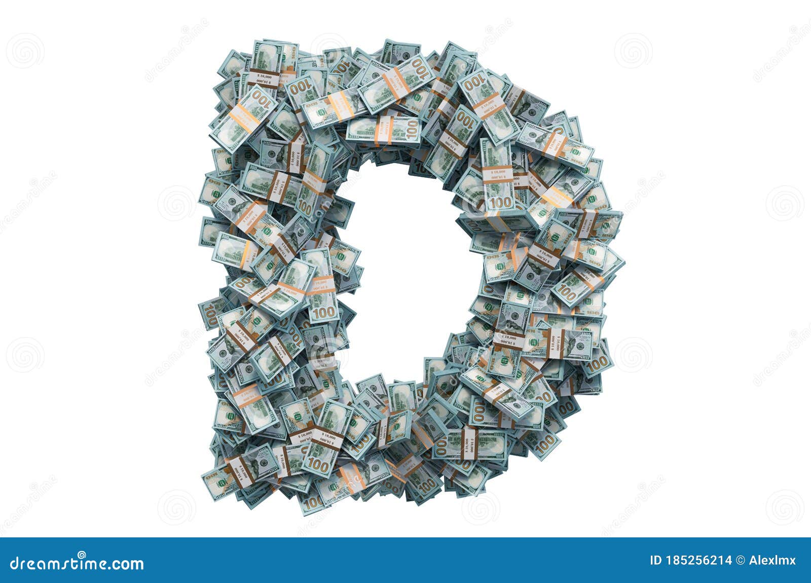 Letter D From Dollar Packs. 3D Rendering Royalty-Free Stock Image ... Letter D From Dollar Packs. 3D Rendering Royalty-Free Stock Image ...