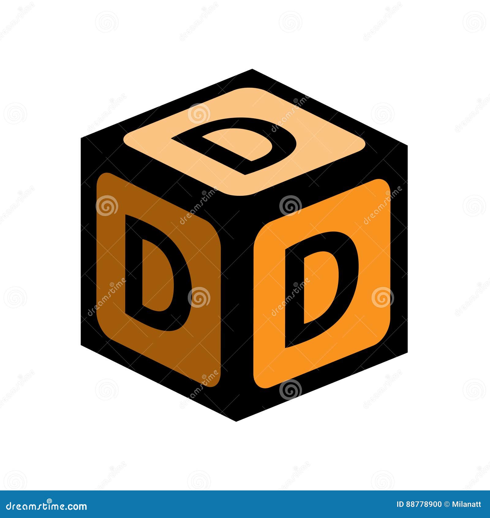 Letter stock vector. Illustration of square, vector, font - 88778900