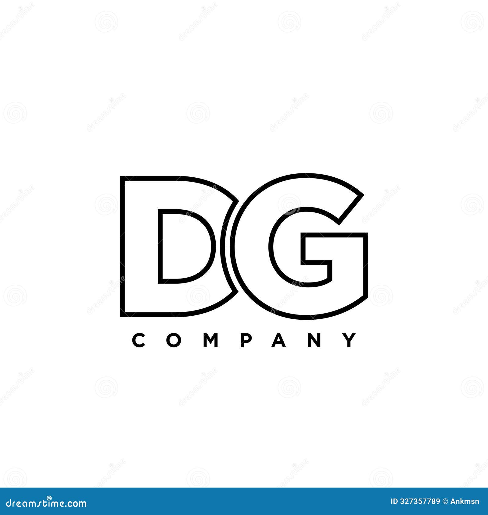 Letter D and G, DG Logo Design Template. Minimal Monogram Initial Based ...