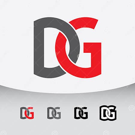 Letter D and G Logo Design Vector Template Stock Vector - Illustration ...