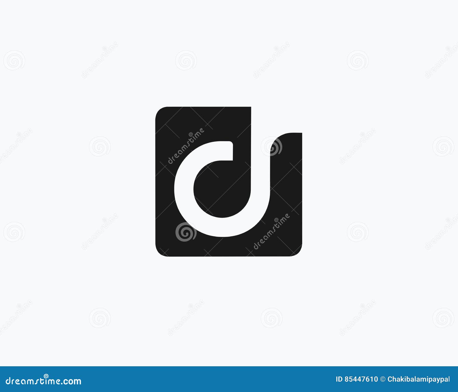 Letter D Icon Alphabet Symbol. Stock Illustration - Illustration of ...