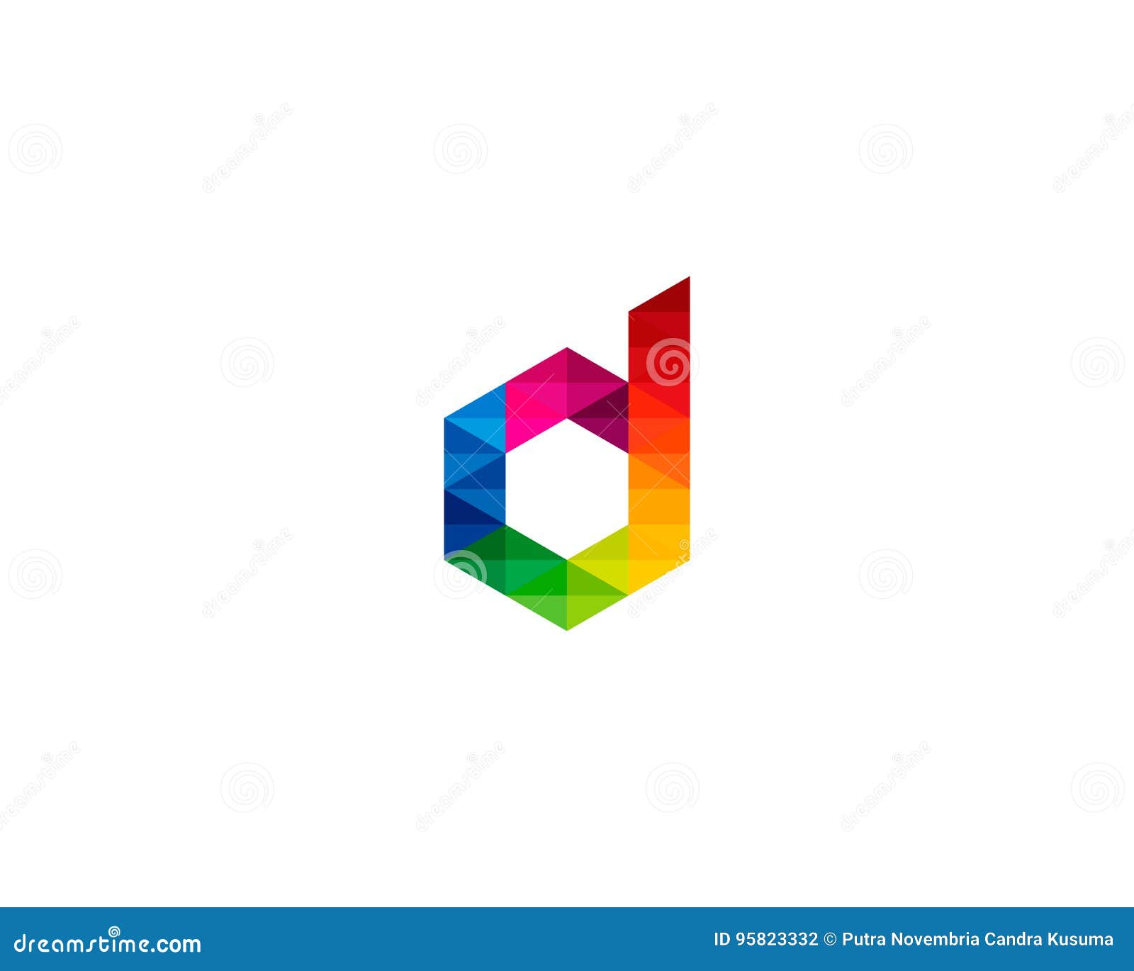 Letter D Icon Logo Design Element Stock Vector - Illustration of circle ...