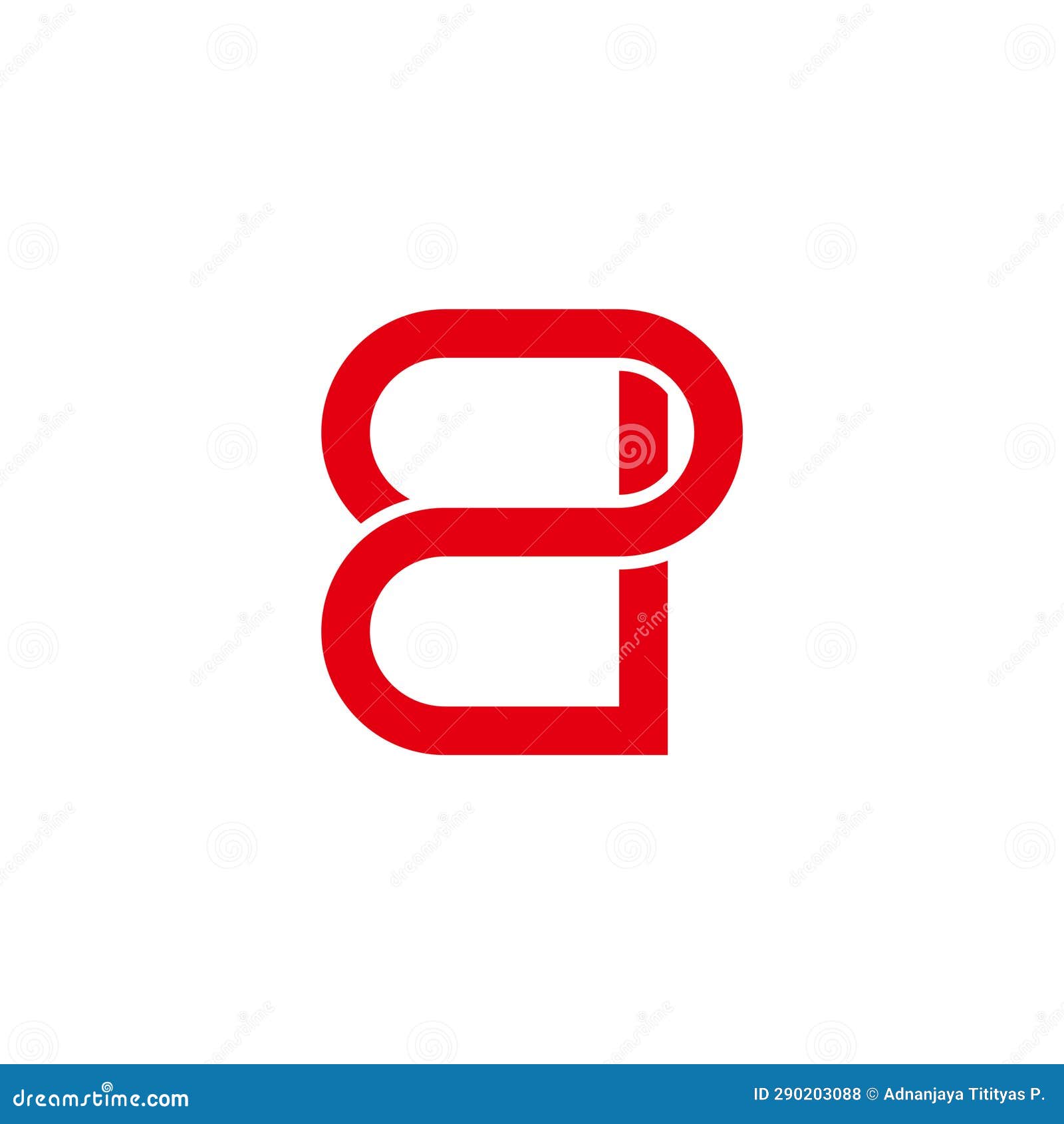 Letter D2 Linked Overlap Logo Vector Stock Vector - Illustration of ...