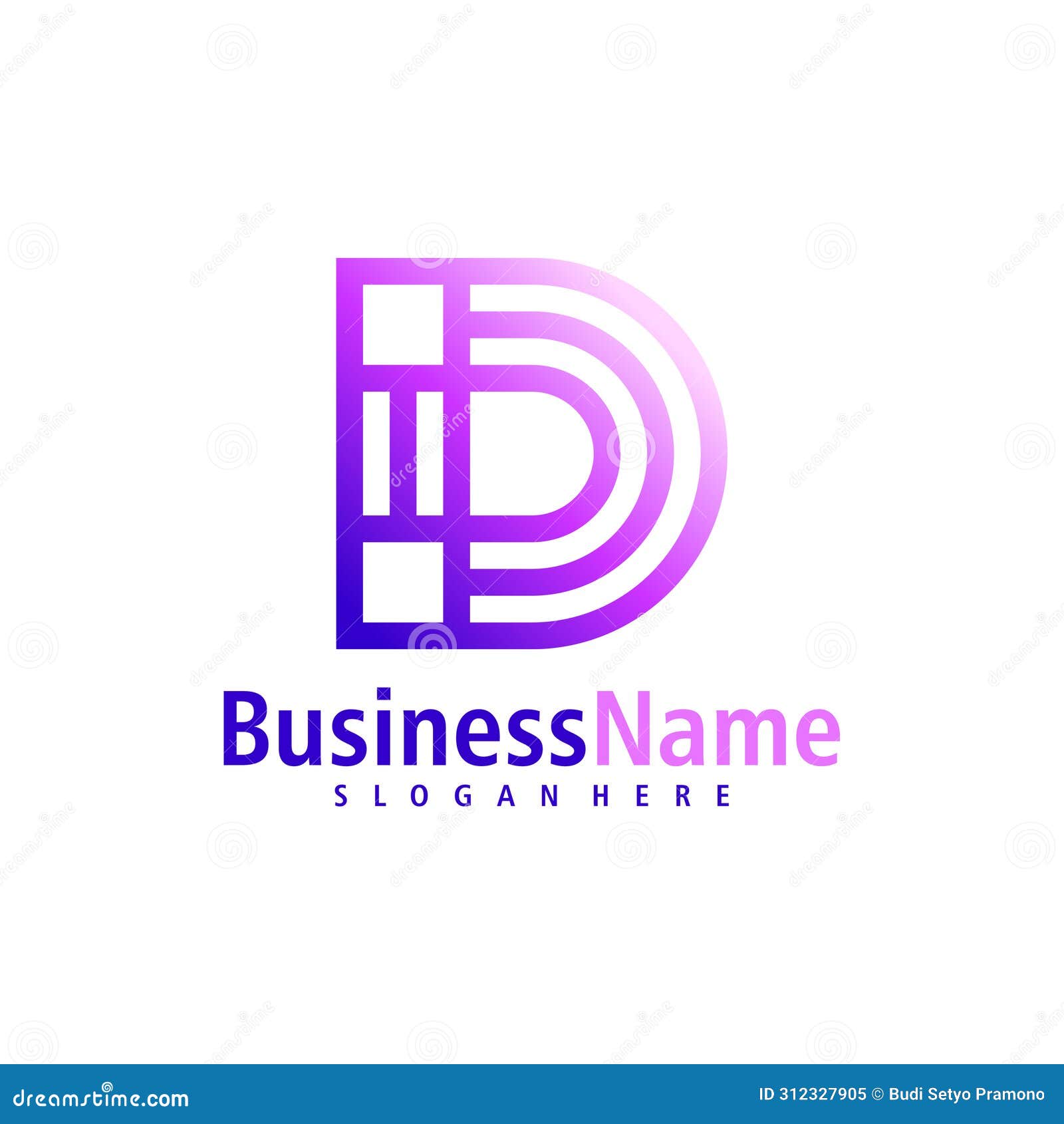 Letter D Logo Design Vector. Creative Initial D Logo Concepts Template ...