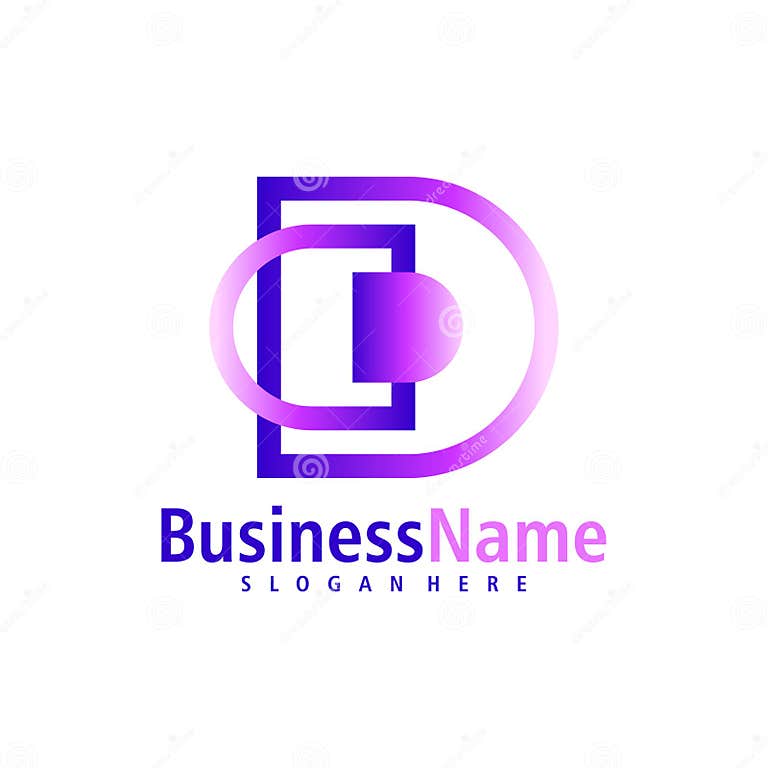 Letter D Logo Design Vector. Creative Initial D Logo Concepts Template ...