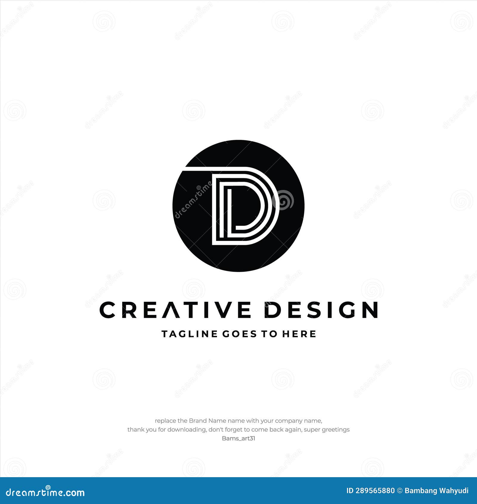 Letter D Logo Icon Design Template Elements Stock Illustration ...