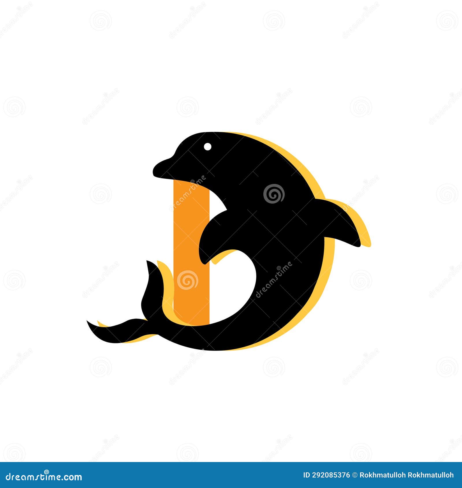 Letter D Logo Racing Illustration Design Vector Template Stock ...