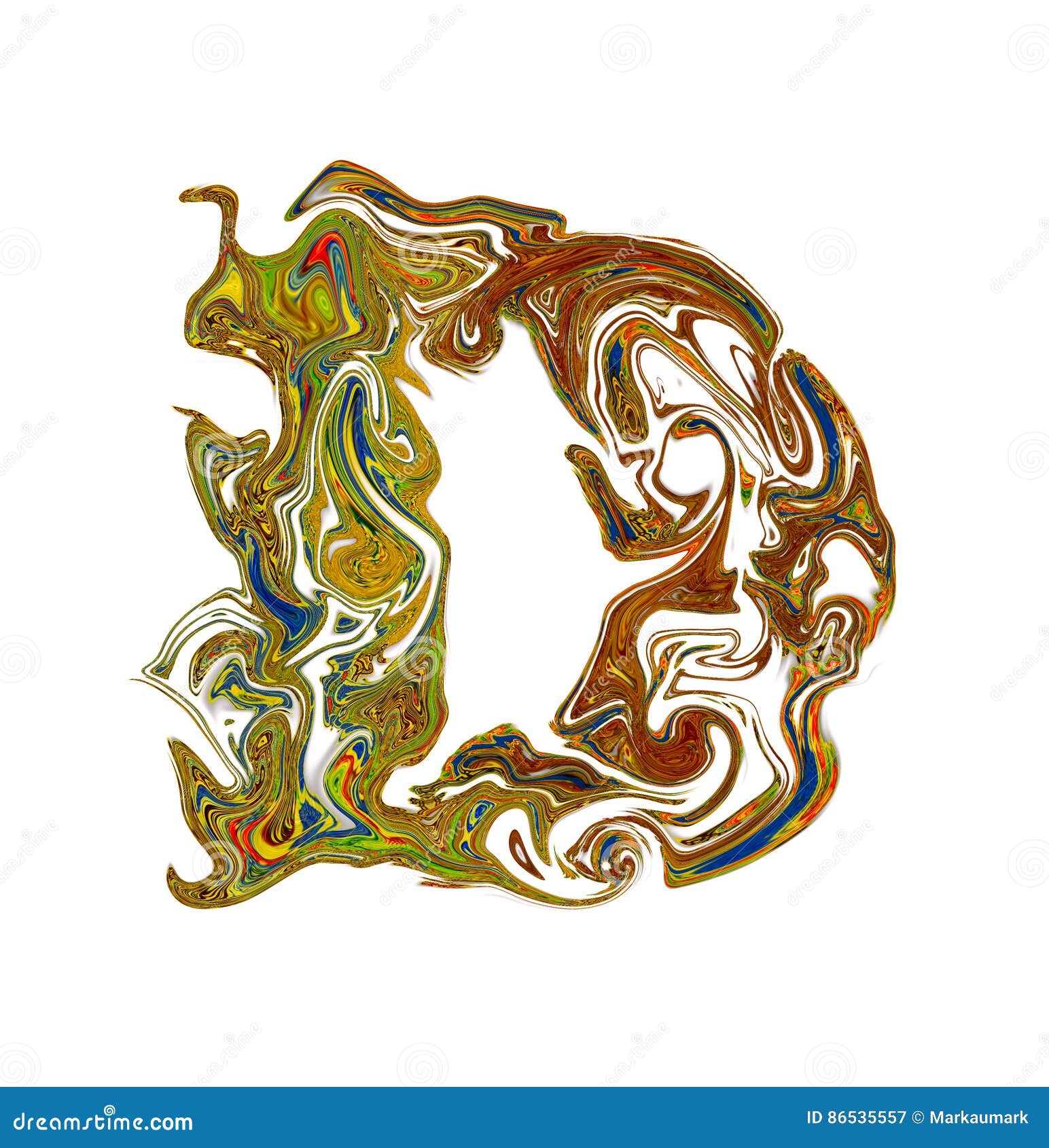 Letter D. stock illustration. Illustration of alphabet - 86535557