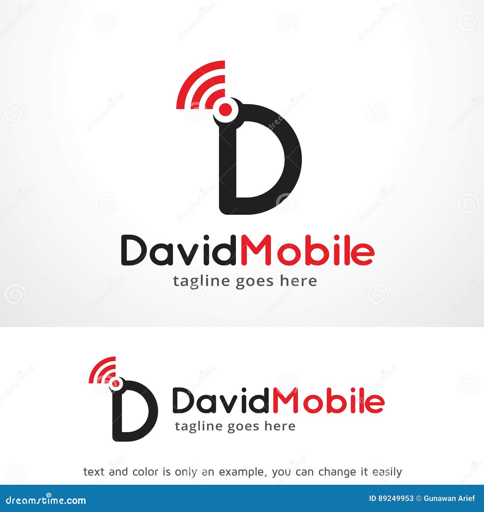 Letter D Mobile Logo Template Design Vector, Emblem, Design Concept ...