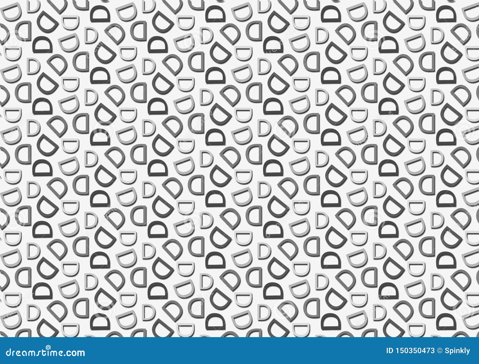Letter D Pattern in Different Colored Grey Shades Pattern Stock ...