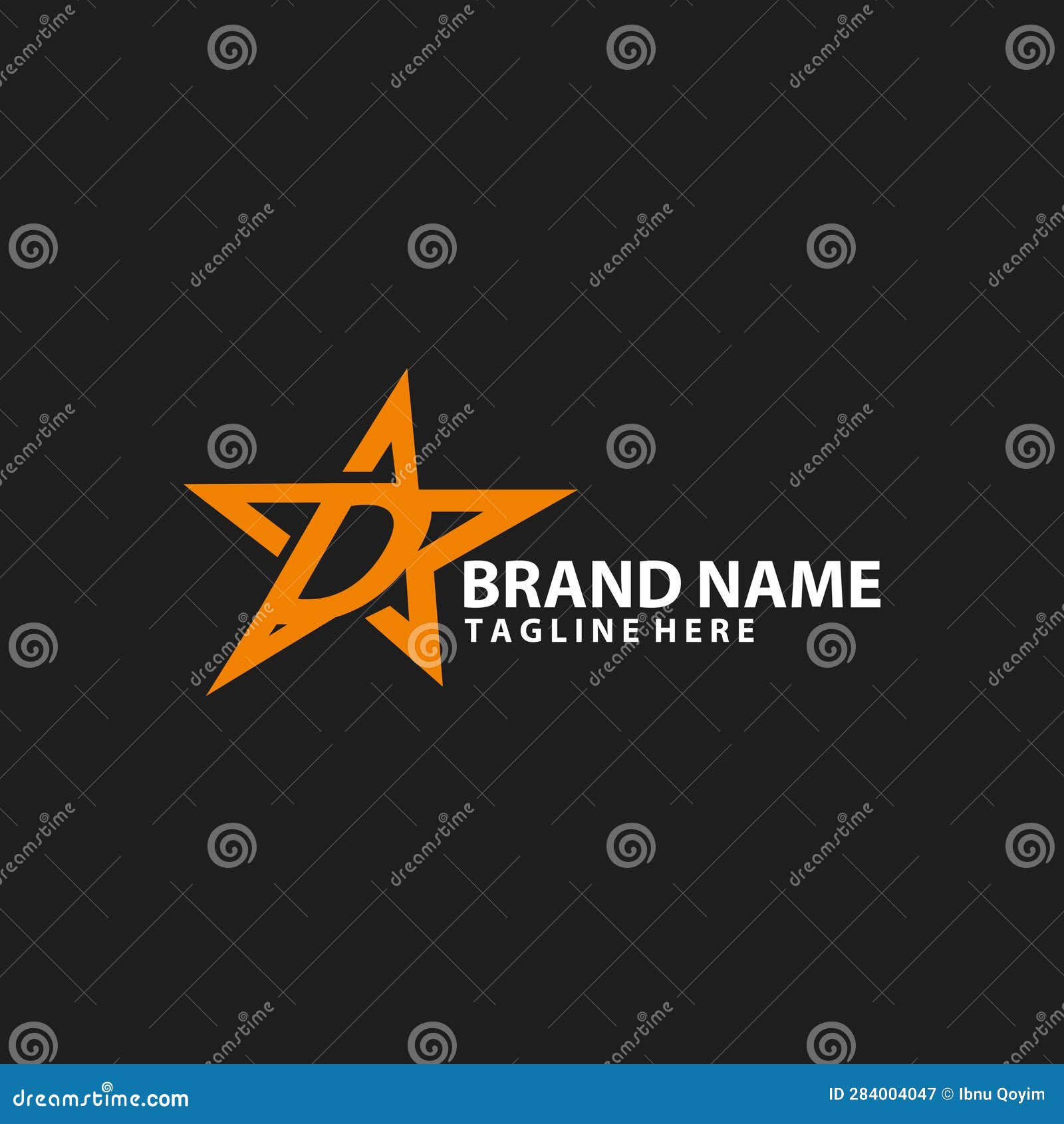 Letter D with Star Racing Logo Design Vector Stock Vector ...