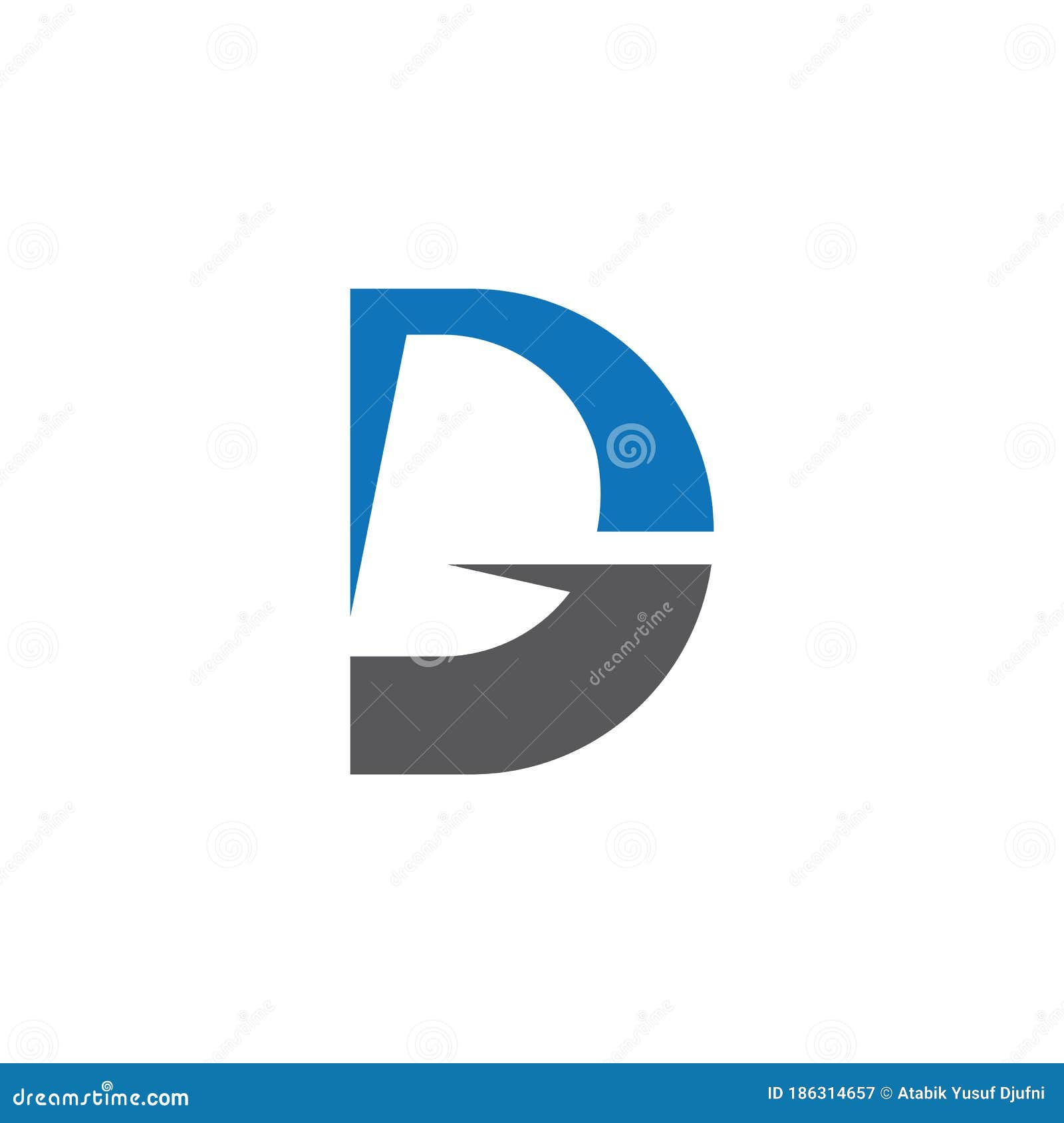 Letter D Symbol Illustration Design Stock Vector - Illustration of ...