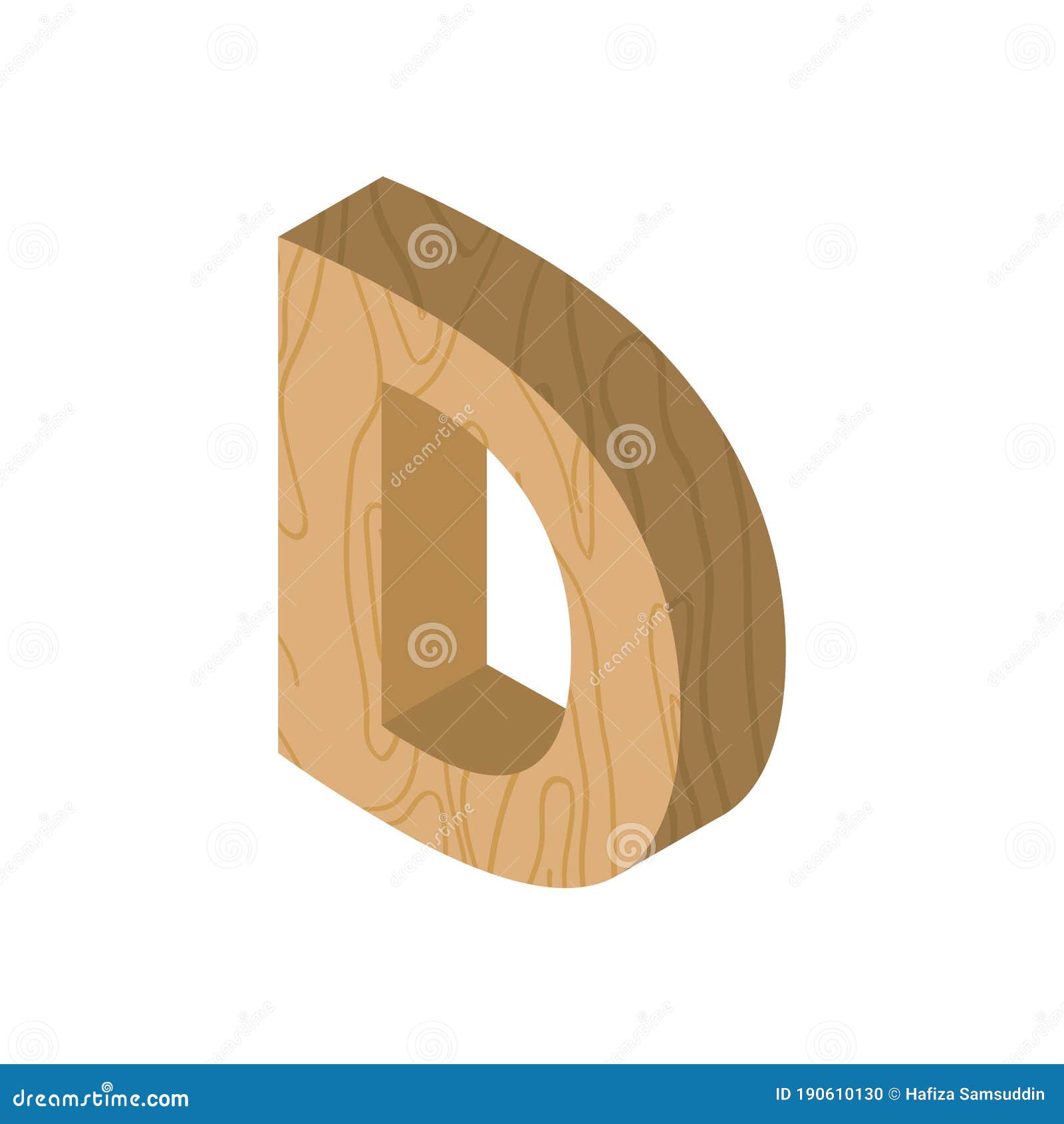 Letter D. Vector Illustration Decorative Design Stock Vector ...