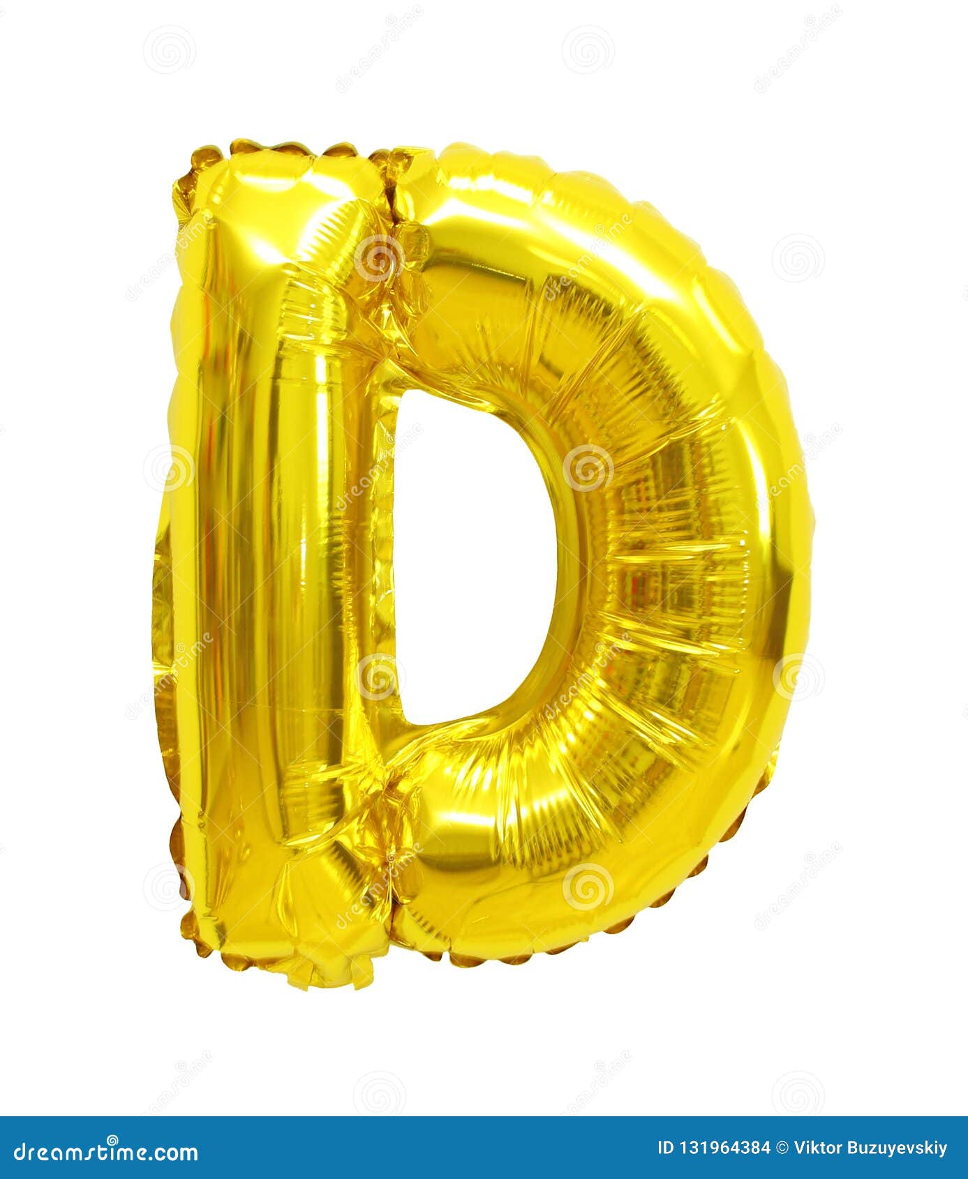 Letter d from a balloon stock photo. Image of decoration - 131964384