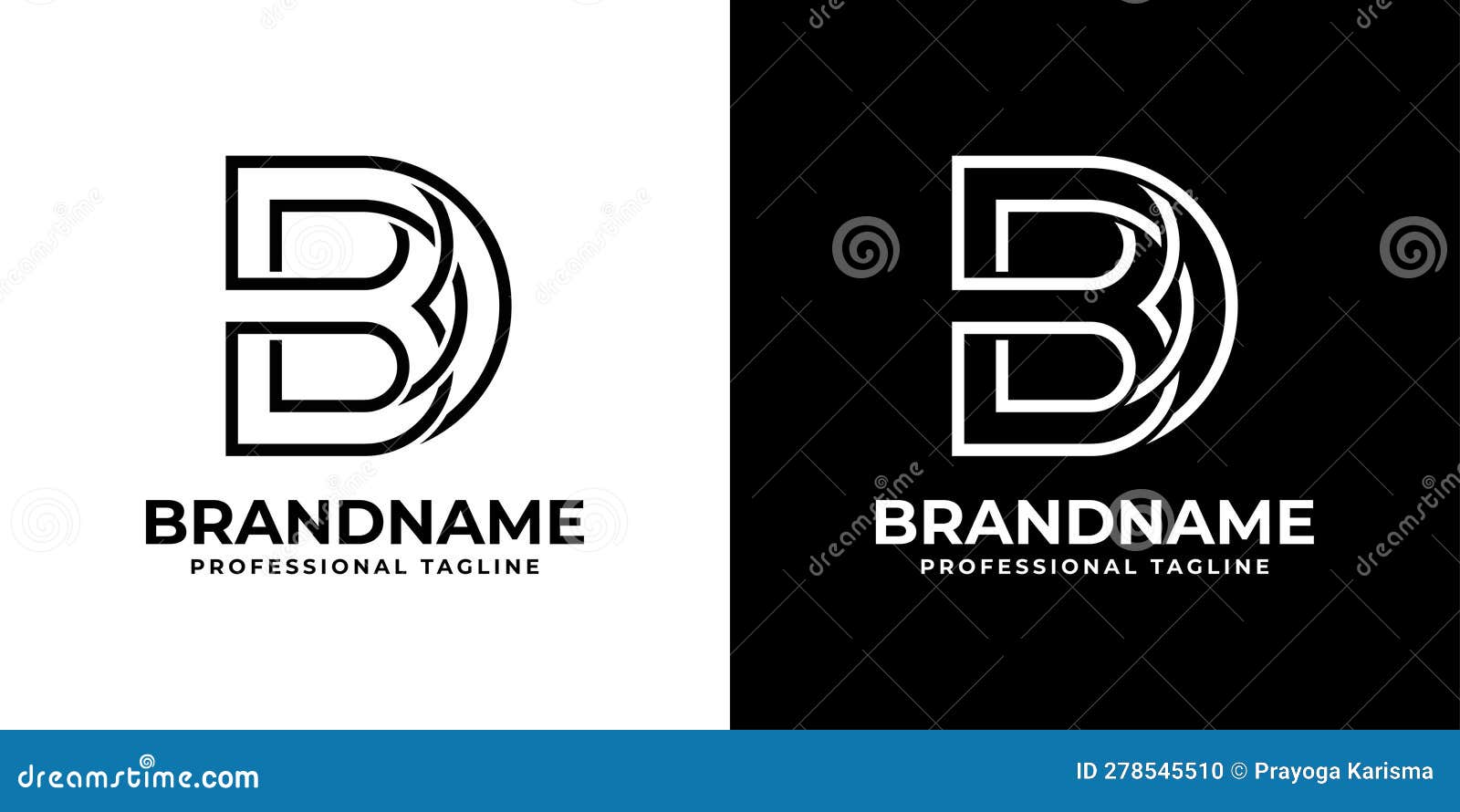 Letter DB or BD Monogram Logo, Suitable for Any Business with DB or BD ...