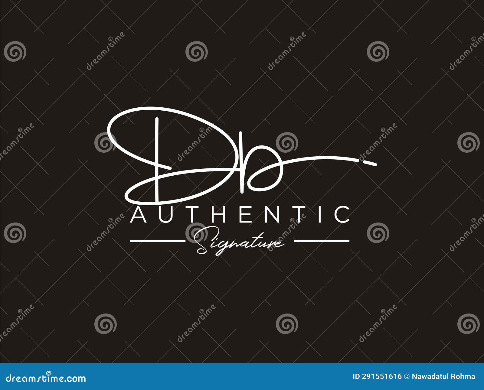 Letter DB Signature Logo Template Vector Stock Vector - Illustration of ...