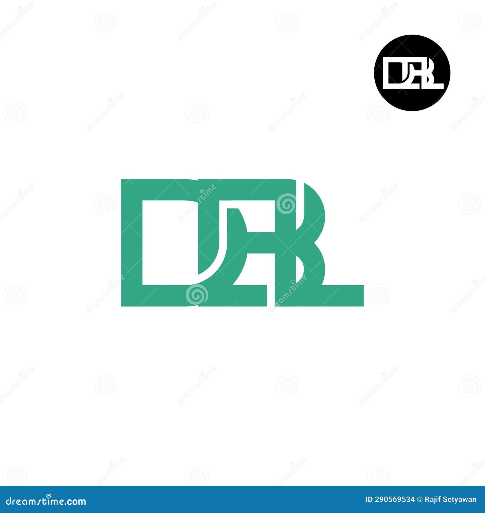 Letter DBL Monogram Logo Design Stock Illustration - Illustration of ...