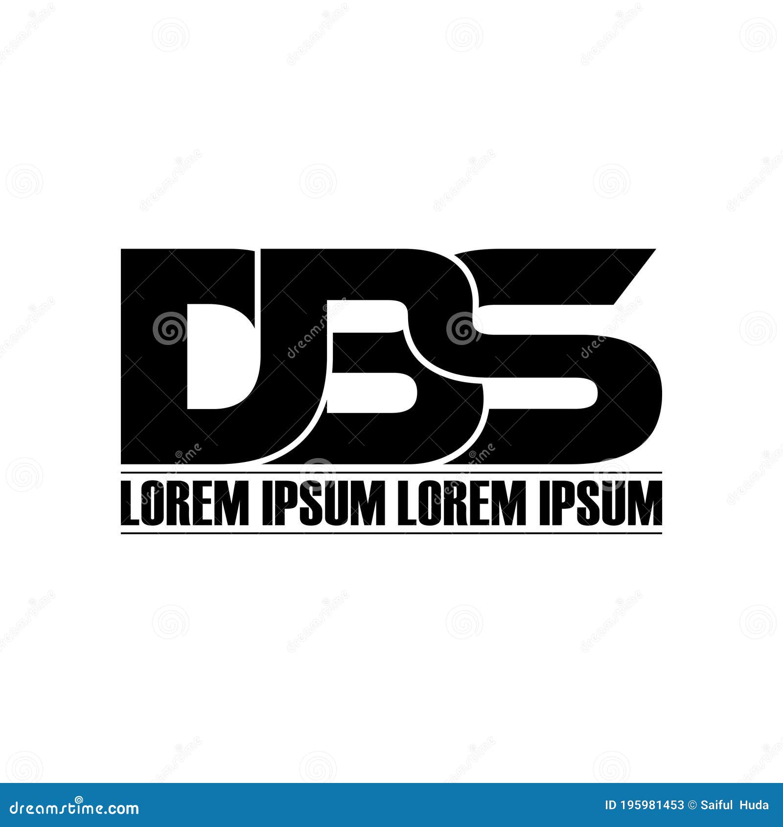 Letter DBS Simple Monogram Logo Icon Design. Stock Vector ...
