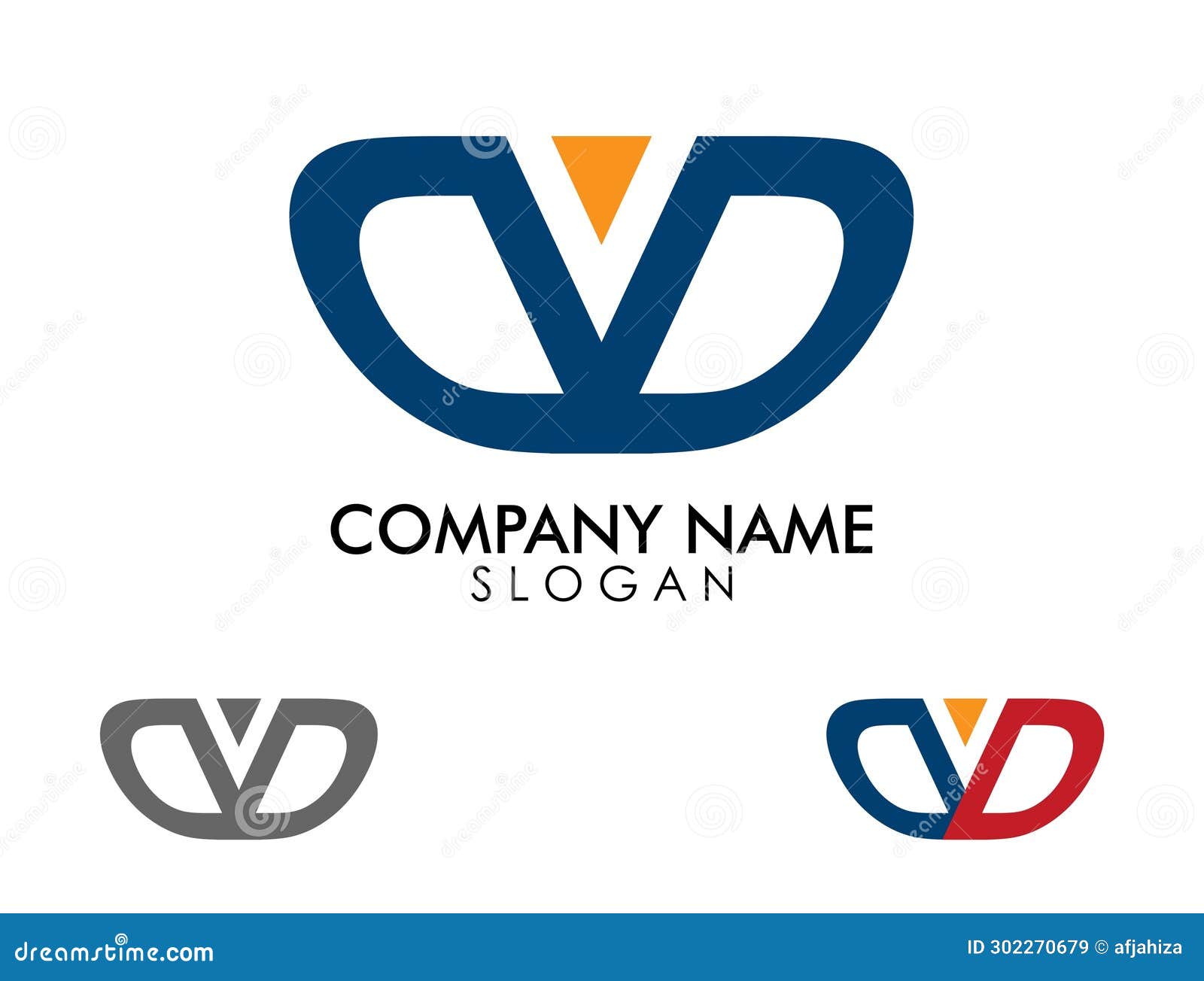 Letter DD Twin Logo Template Stock Vector - Illustration of slant ...