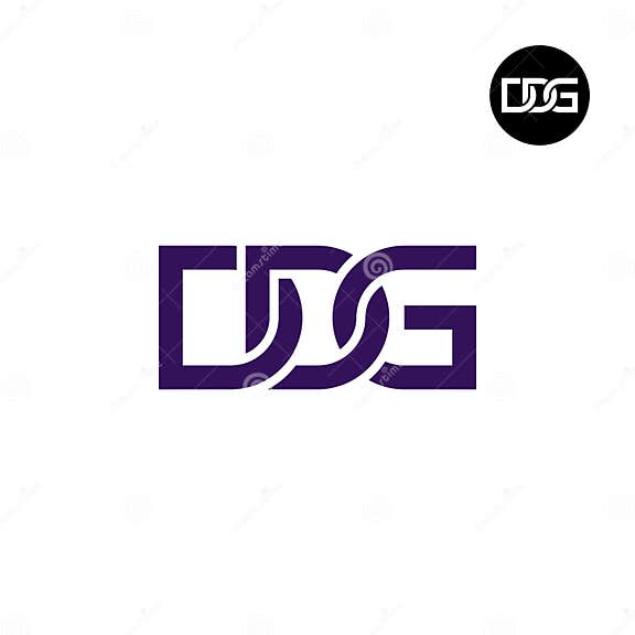 Letter DDG Monogram Logo Design Stock Illustration - Illustration of ...