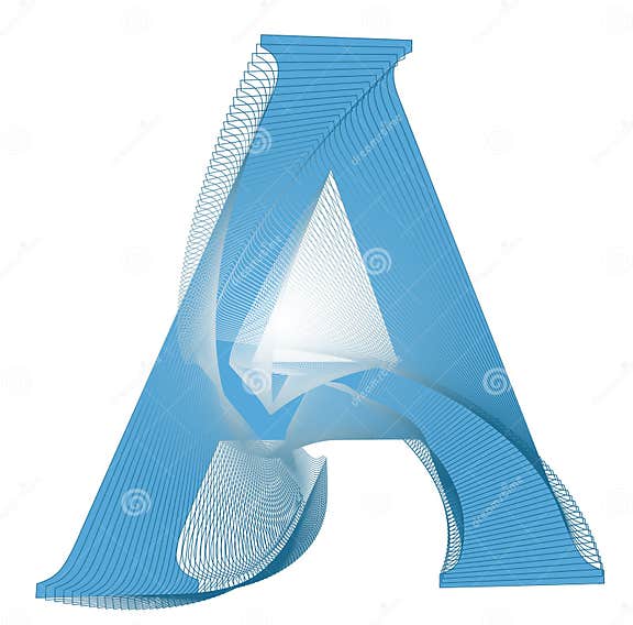 A letter design stock illustration. Illustration of large - 1973611