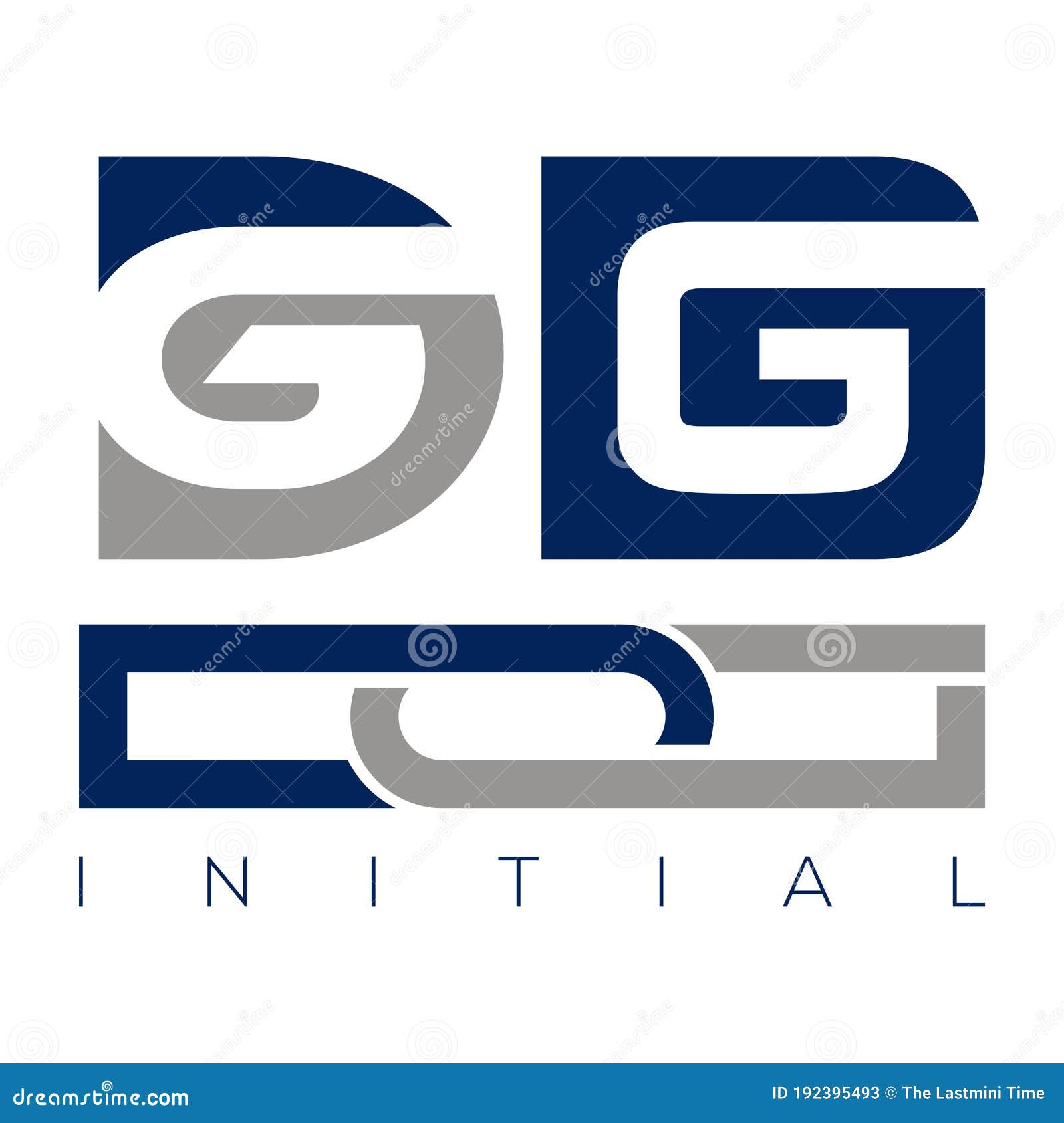 Letter dg logo stock vector. Illustration of icon, branding - 192395493