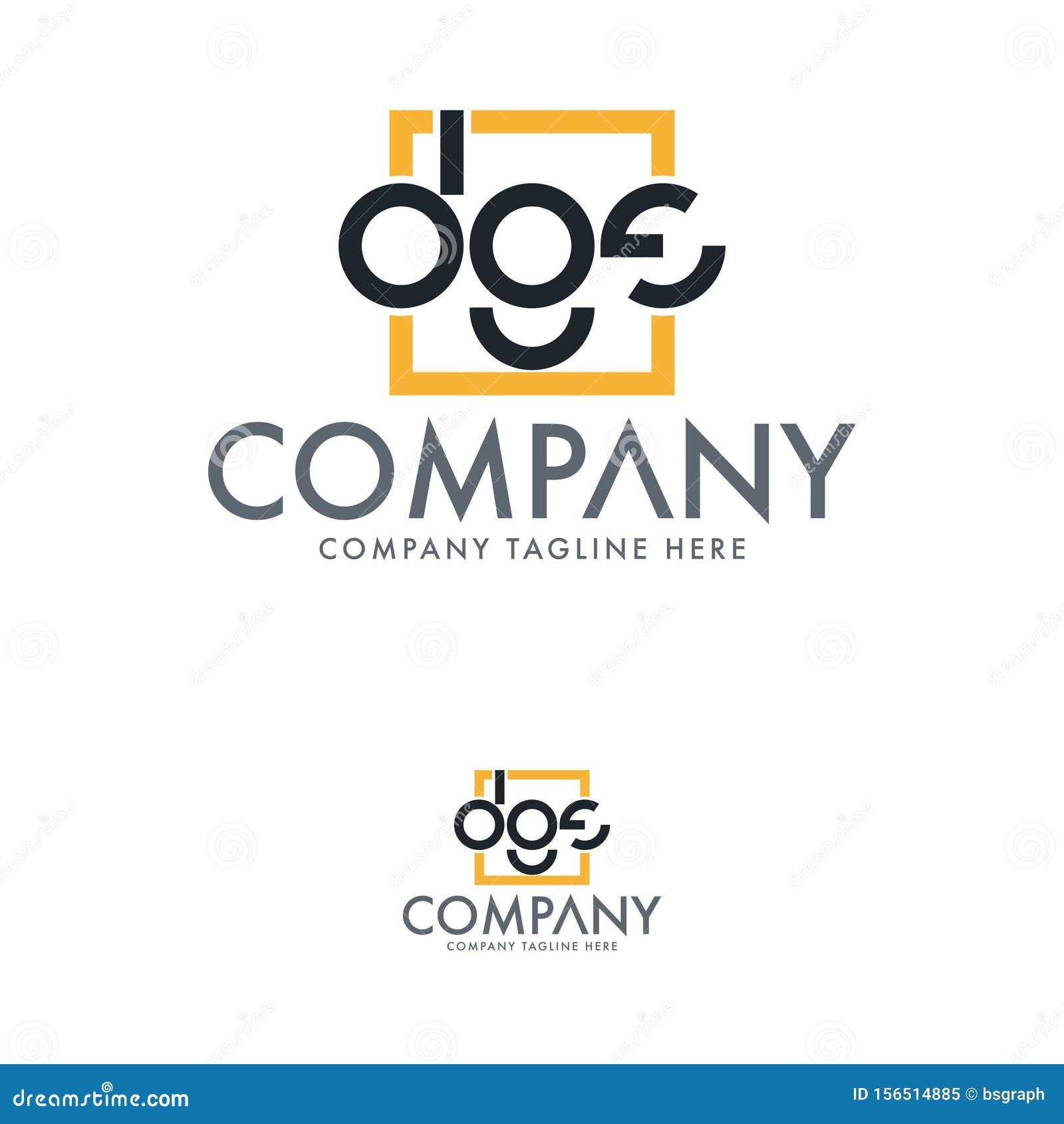 Letter DGS Logo Design Template Stock Illustration - Illustration of ...