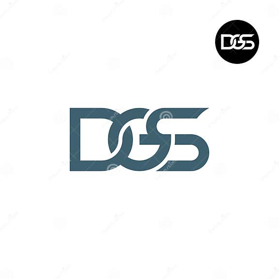 Letter DGS Monogram Logo Design Stock Illustration - Illustration of ...