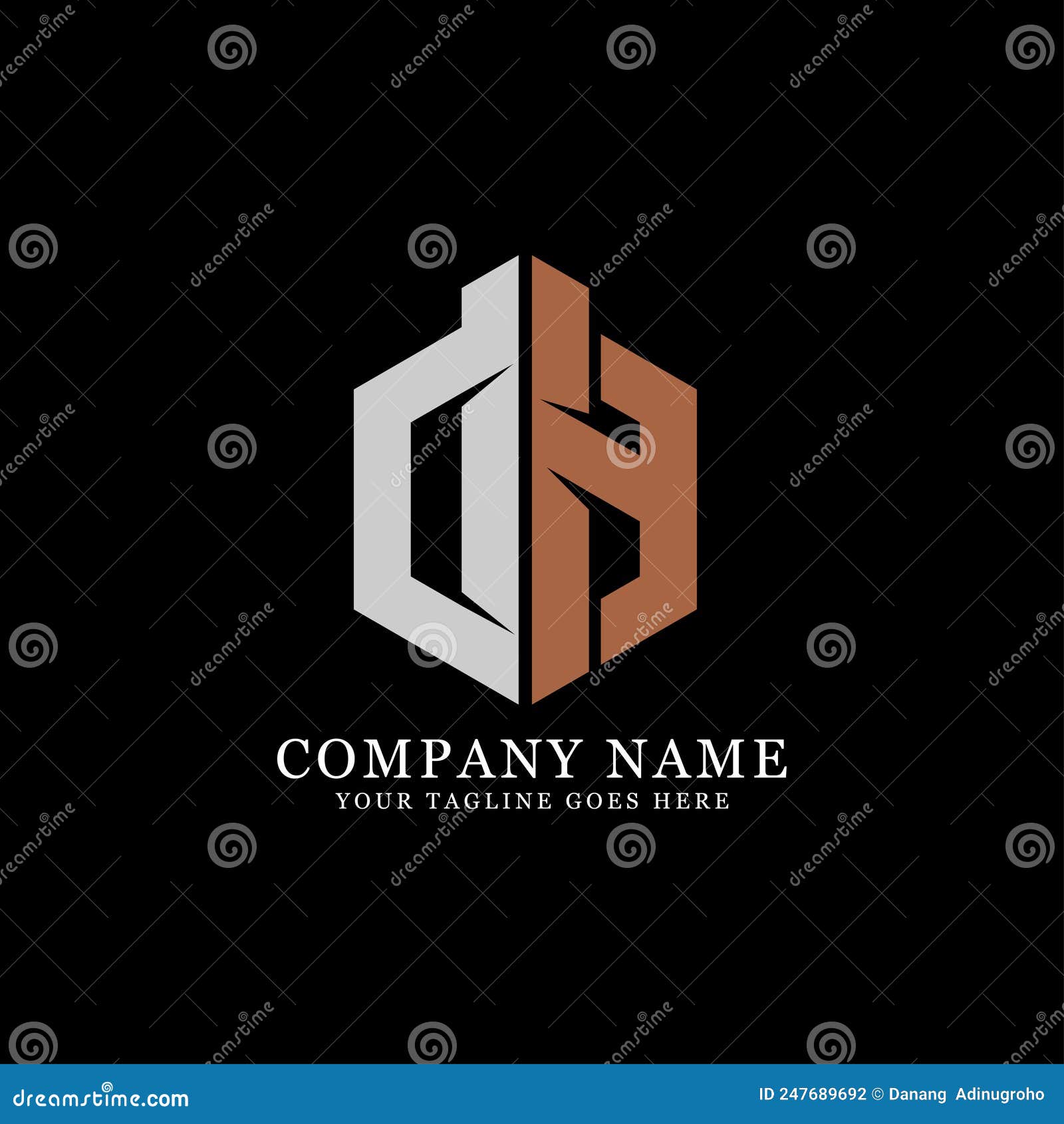 Letter DH Logo Design Vector, Best for Initial Group Name of Business ...
