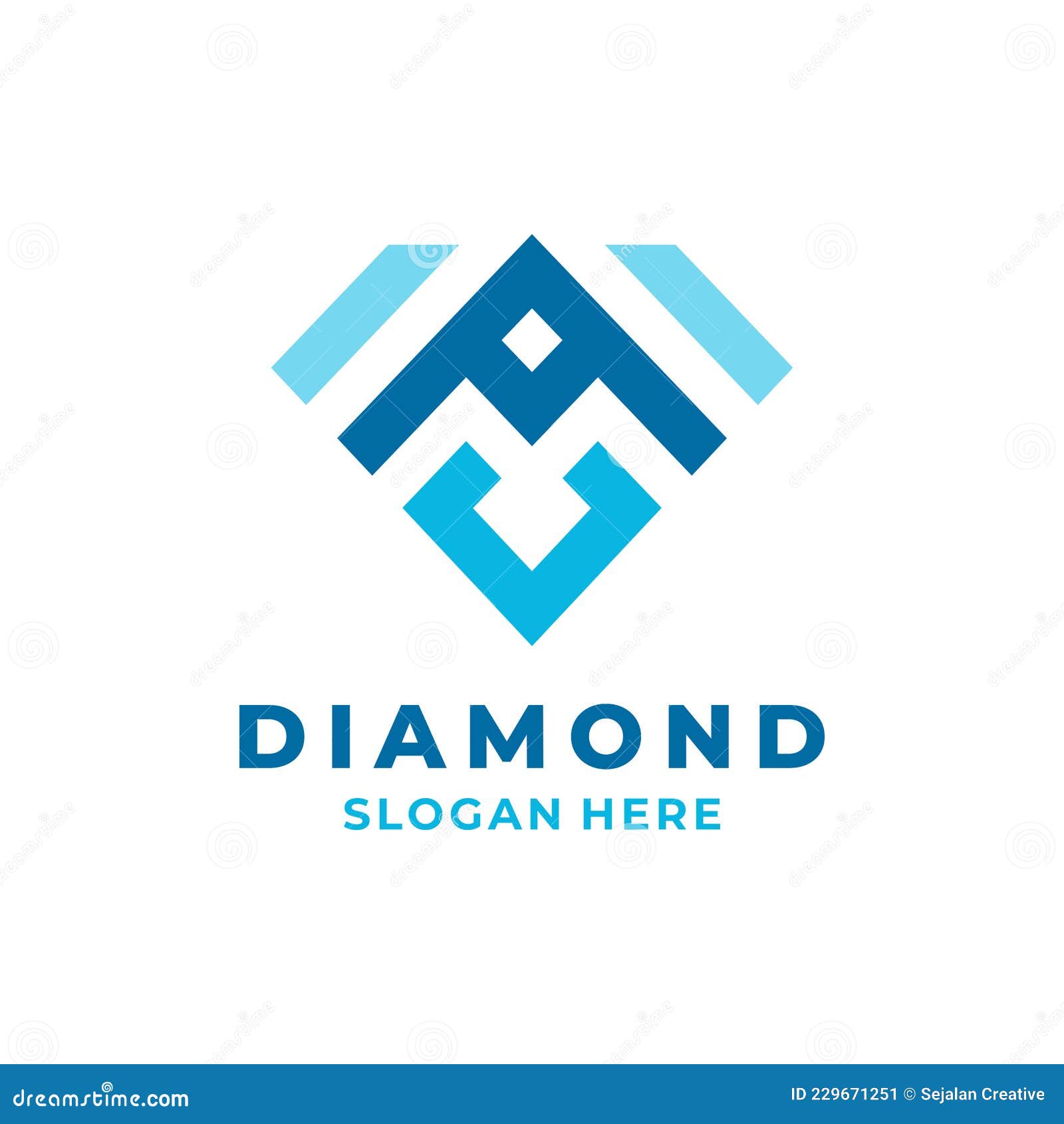 Letter a Diamond Logo Template Design Stock Vector - Illustration of ...
