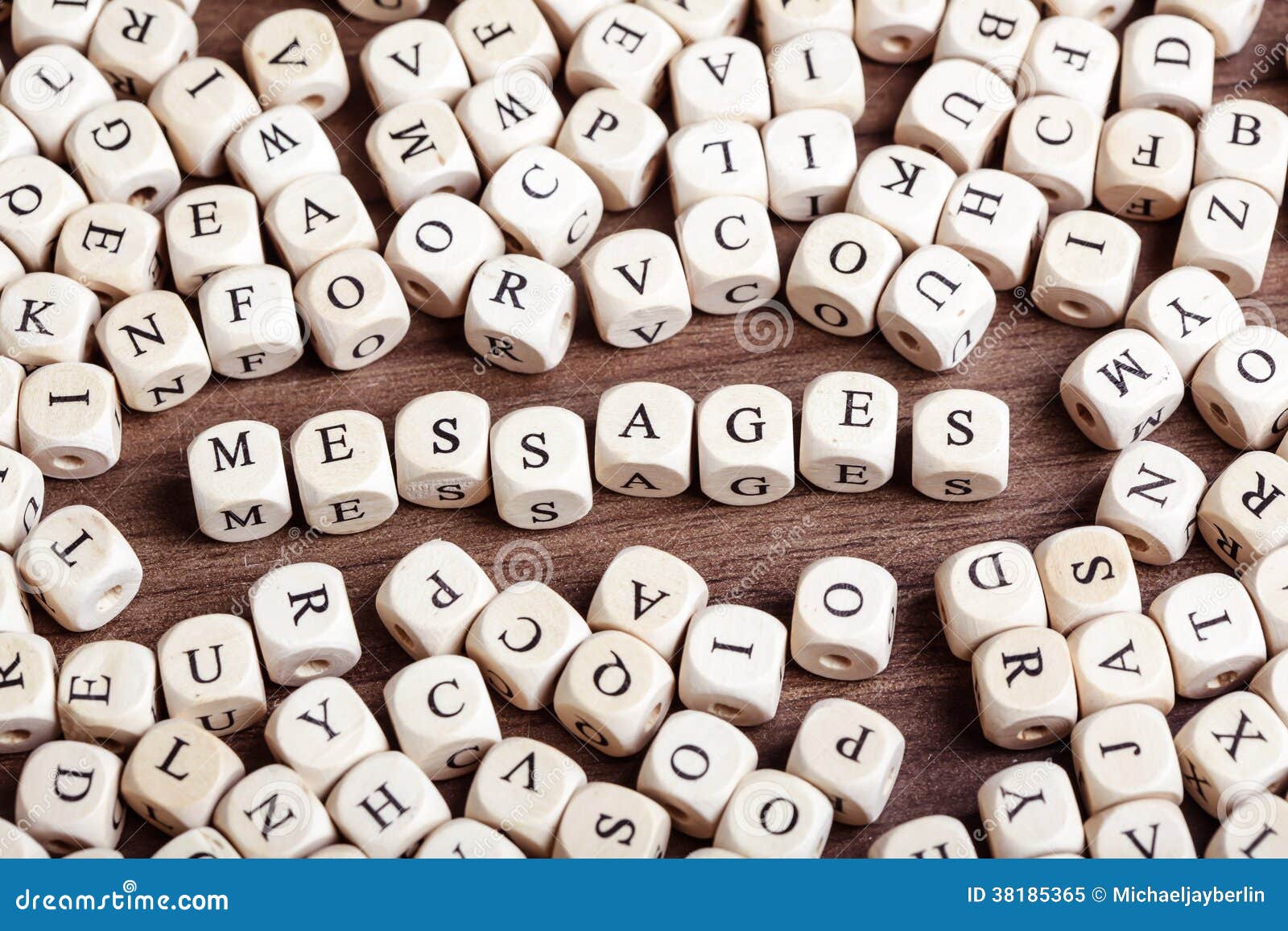 Letter Dices Word - Messages Royalty-Free Stock Photo | CartoonDealer ...