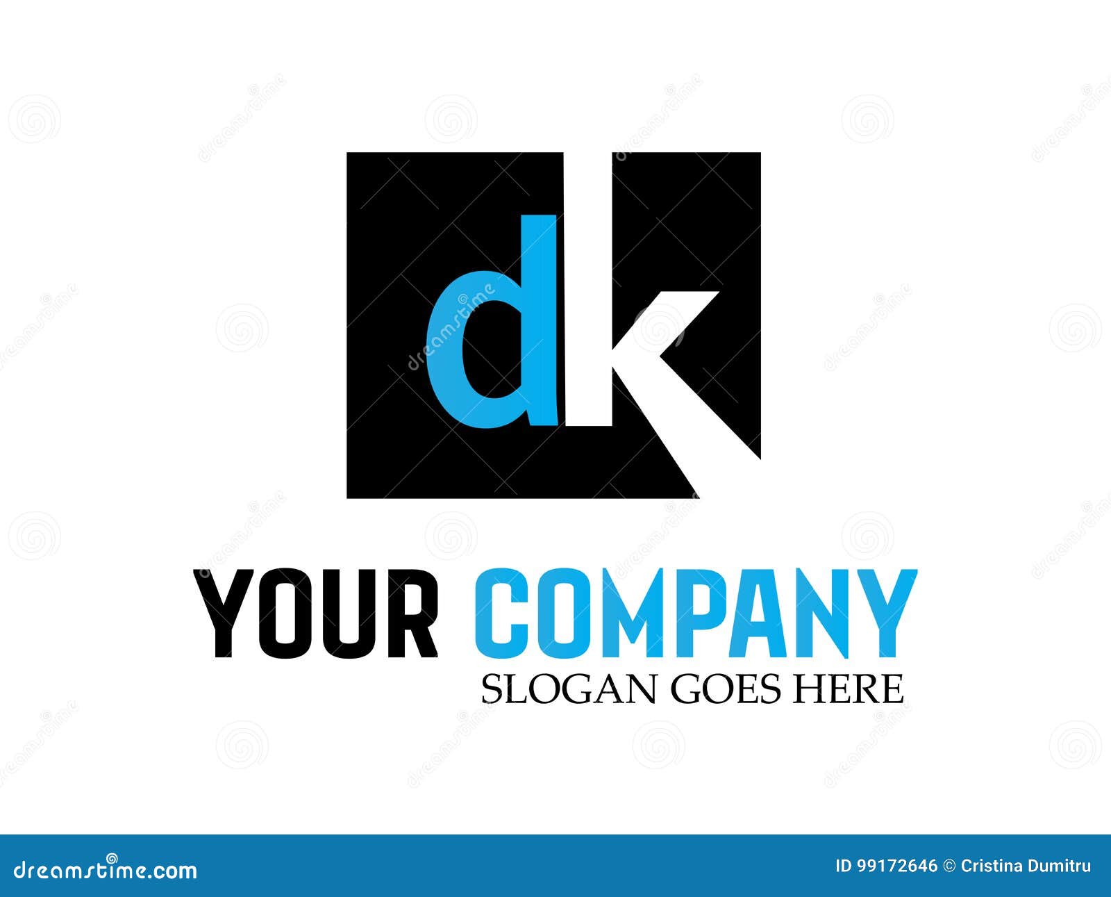 Letter Dk Modern Logo Design Vector Stock Vector - Illustration of ...