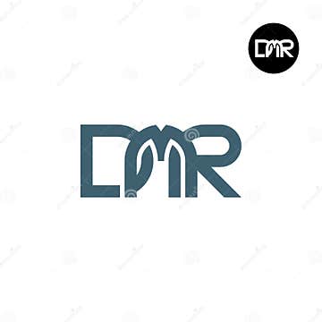 Letter DMR Monogram Logo Design Stock Vector - Illustration of initials ...