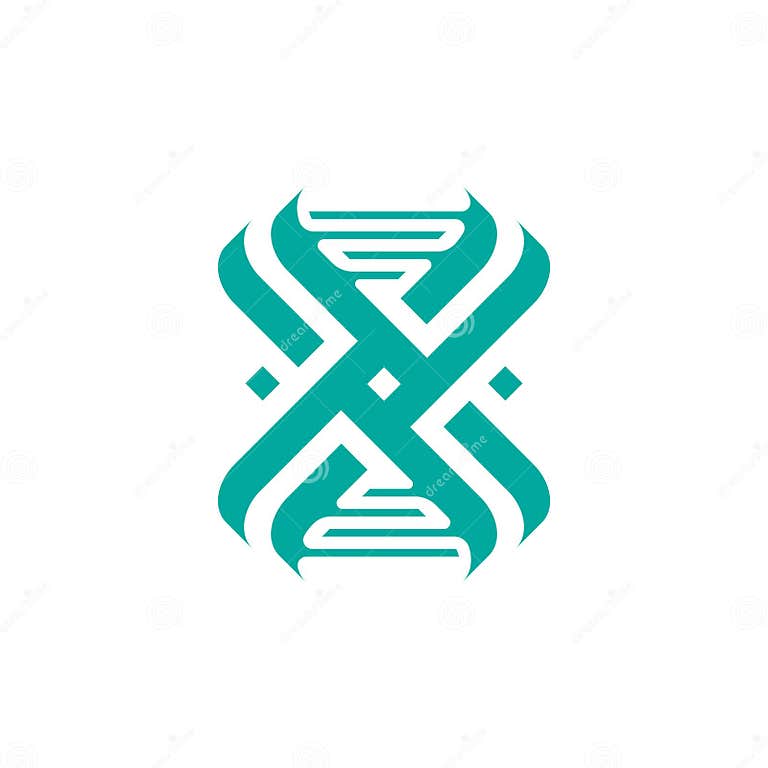 Letter x dna logo stock vector. Illustration of icon - 326952703