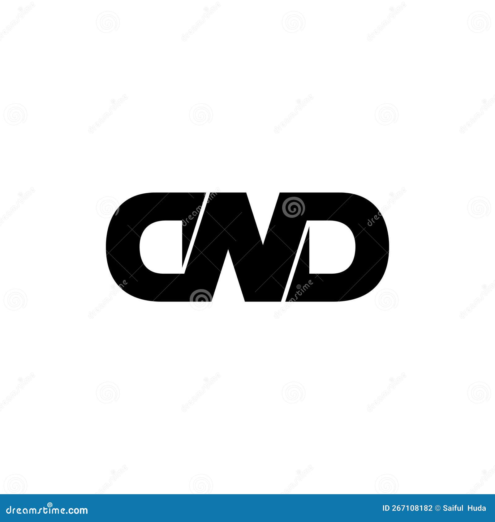 Letter DND Simple Monogram Logo Icon Design. Stock Vector ...
