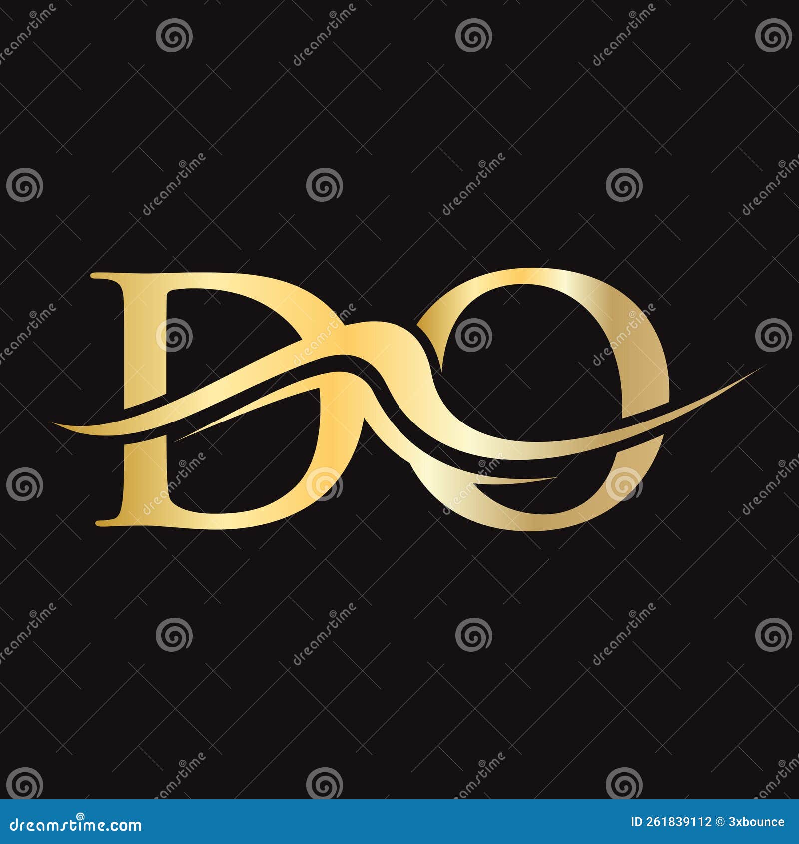 Letter DO Logo Design. Initial DO Logotype Template for Business and ...