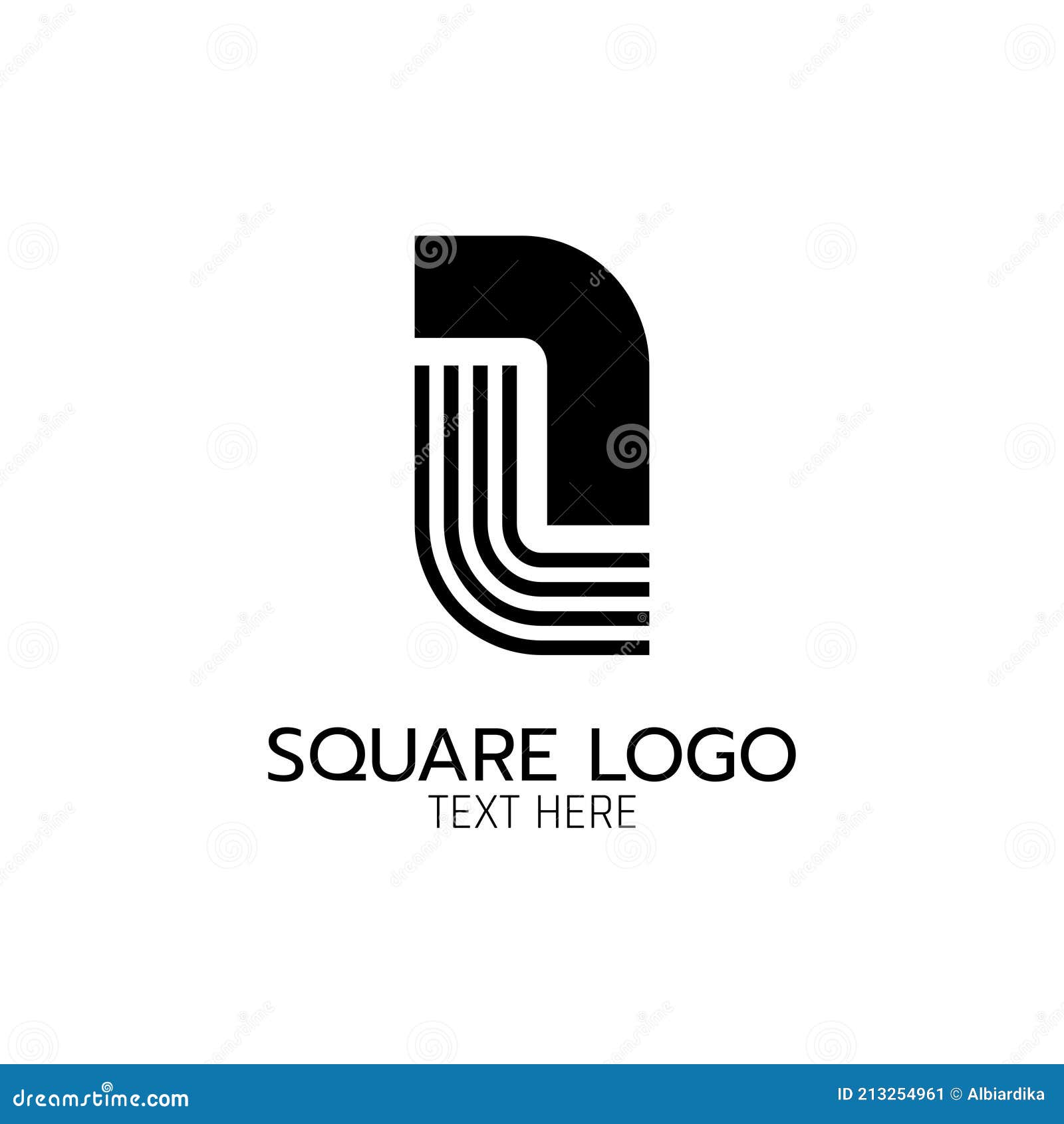 Letter Double L Square Modern Monogram Logo Icon Abstract Concept ...