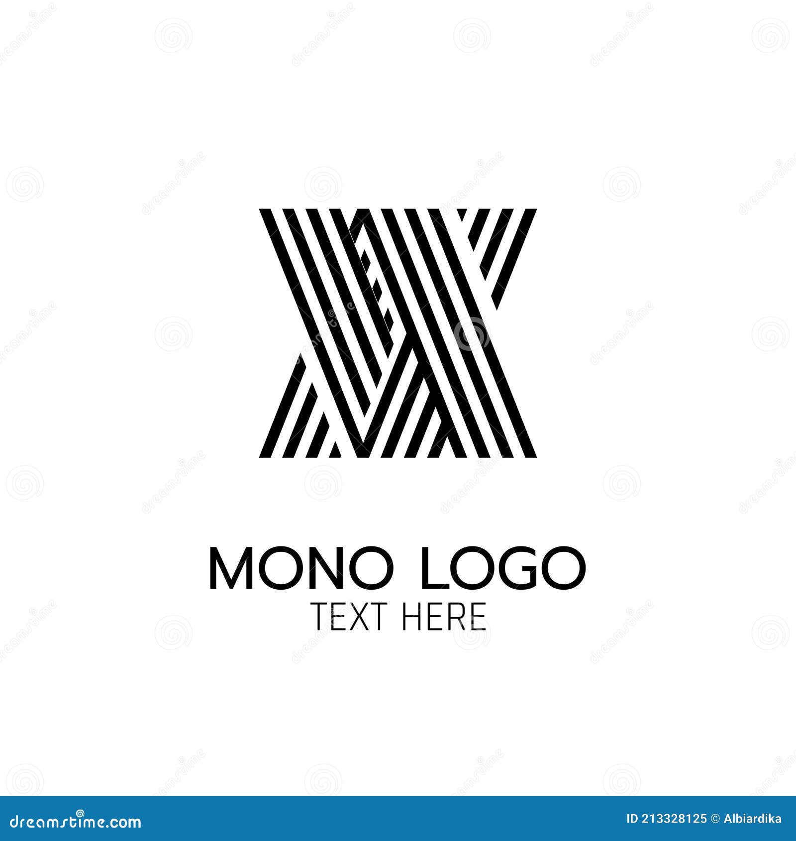Letter Double V Modern Monogram Logo Icon Abstract Concept Design ...