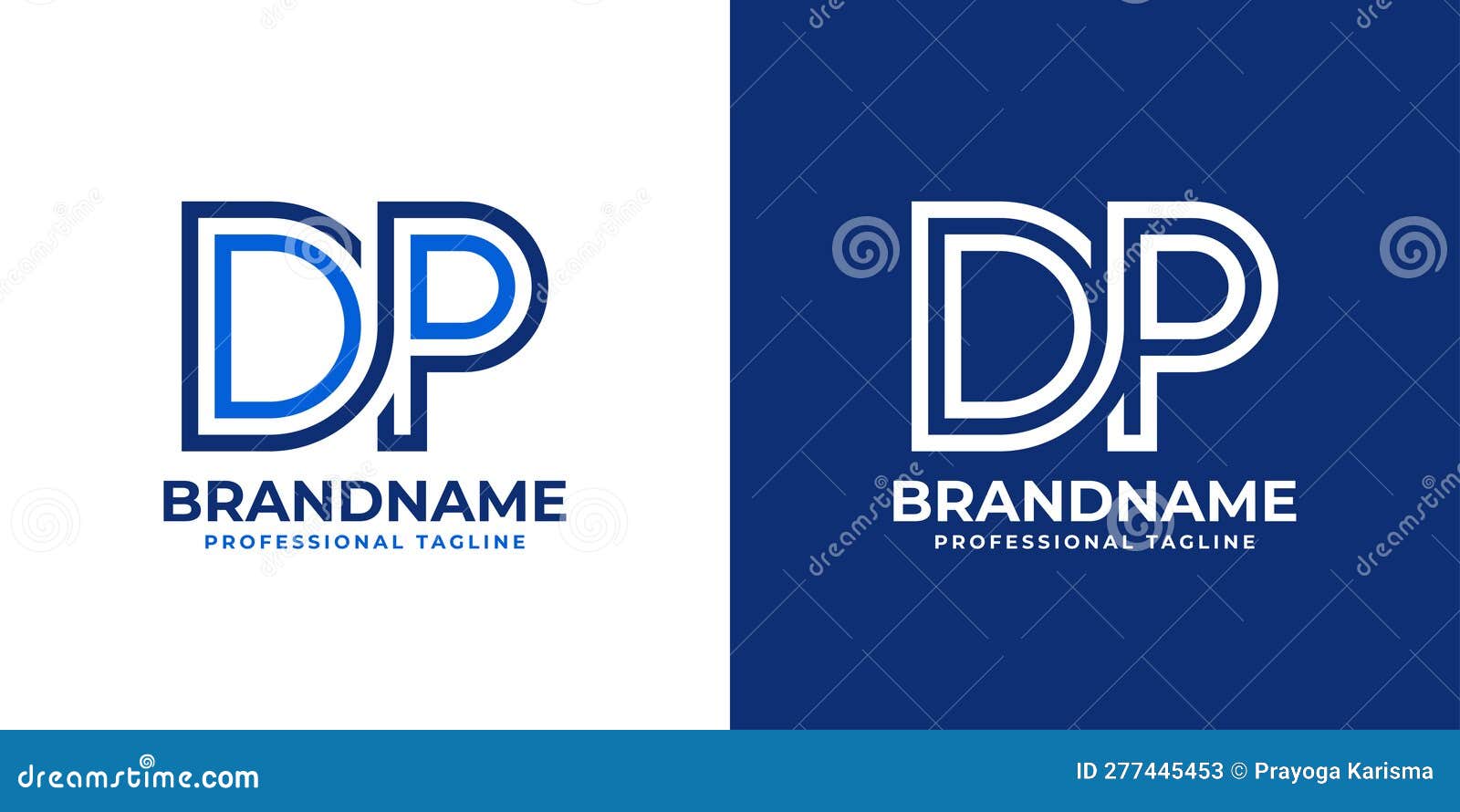 Letter DP Line Monogram Logo, Suitable for Any Business with DP or PD ...