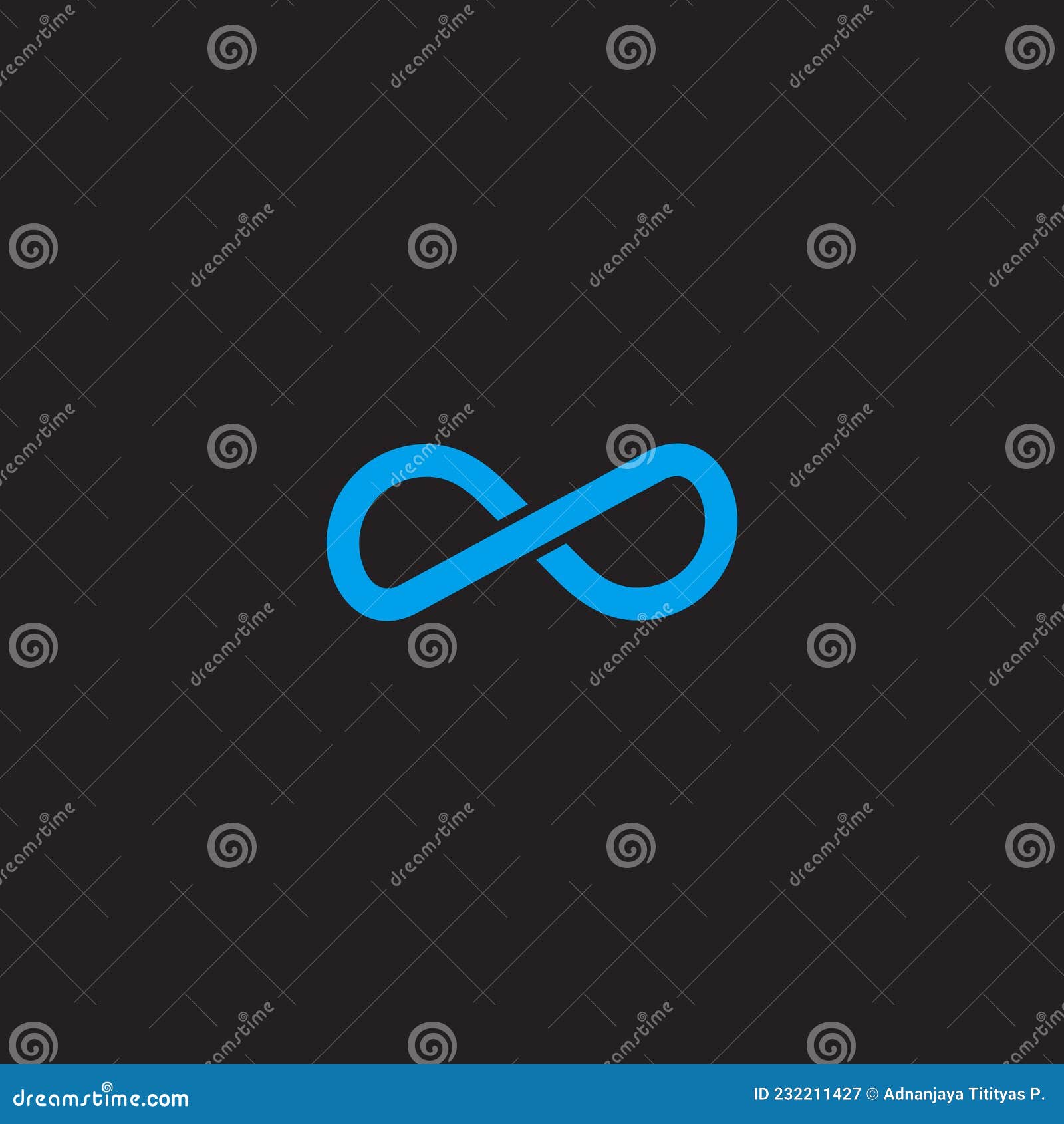Letter Dp Loop Overlapping Infinity Symbol Logo Vector Stock Vector ...